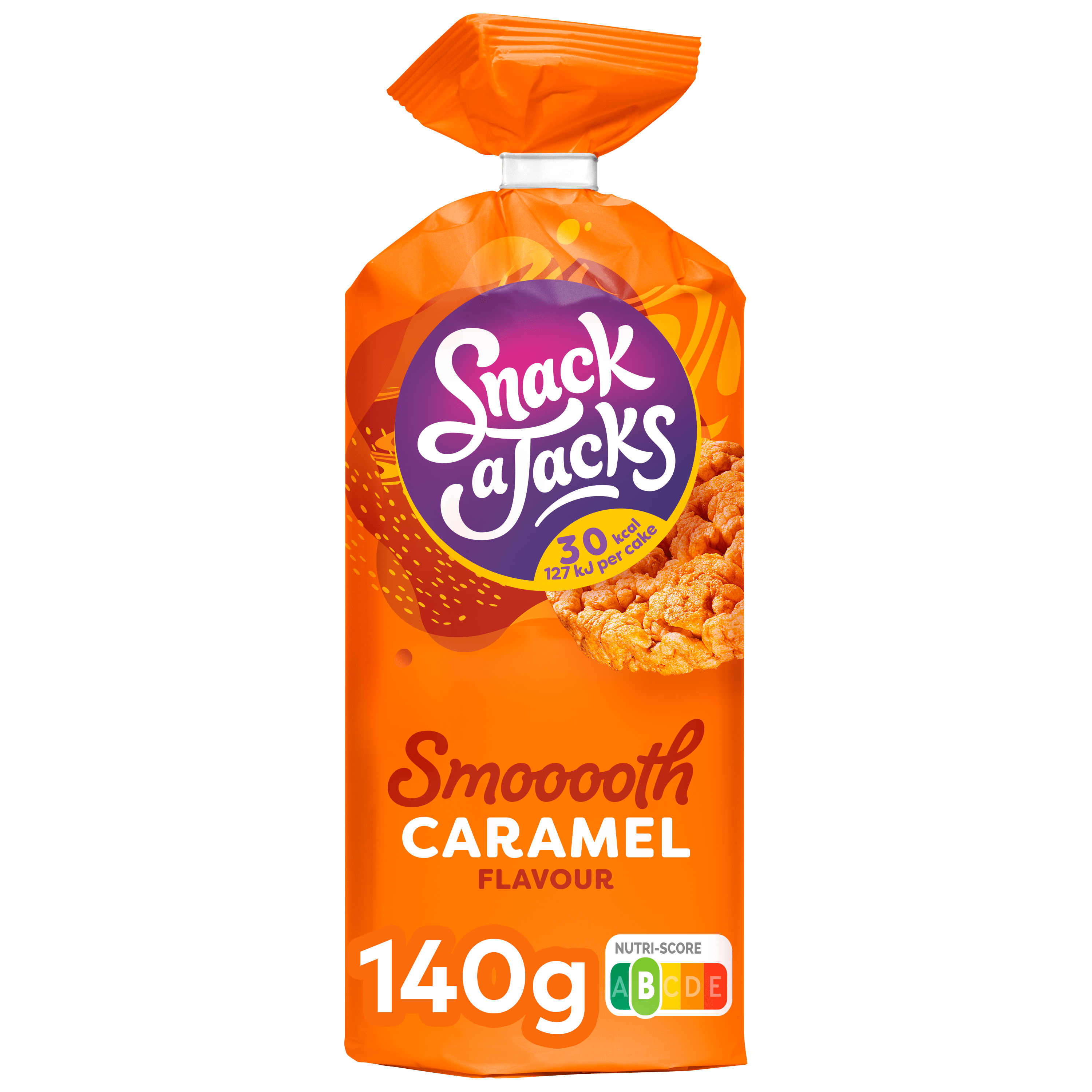 Snack A Jacks Caramel Per Zak 140 g