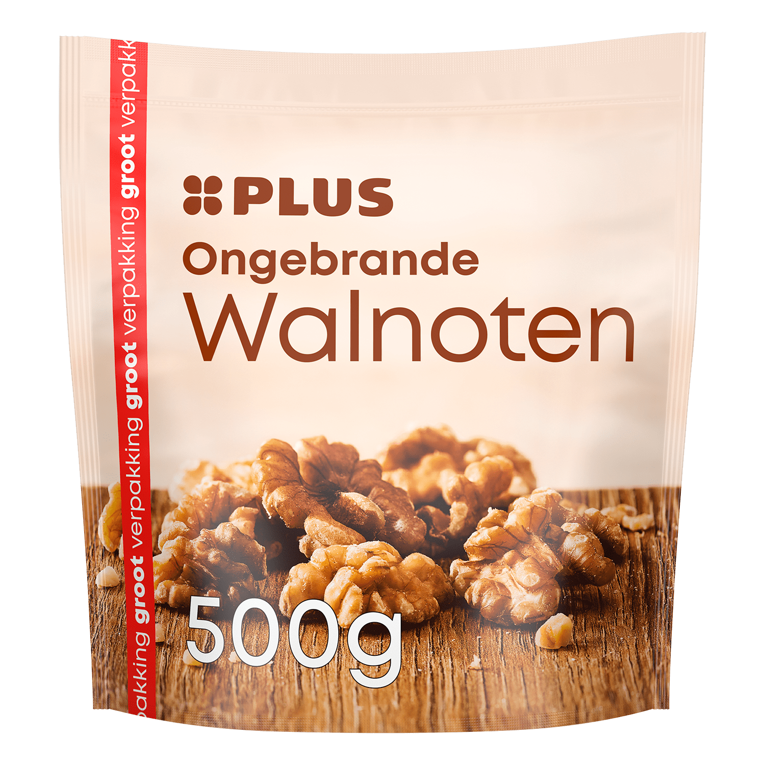 PLUS Walnoten ongebrand ongezouten Per Stazak 500 g