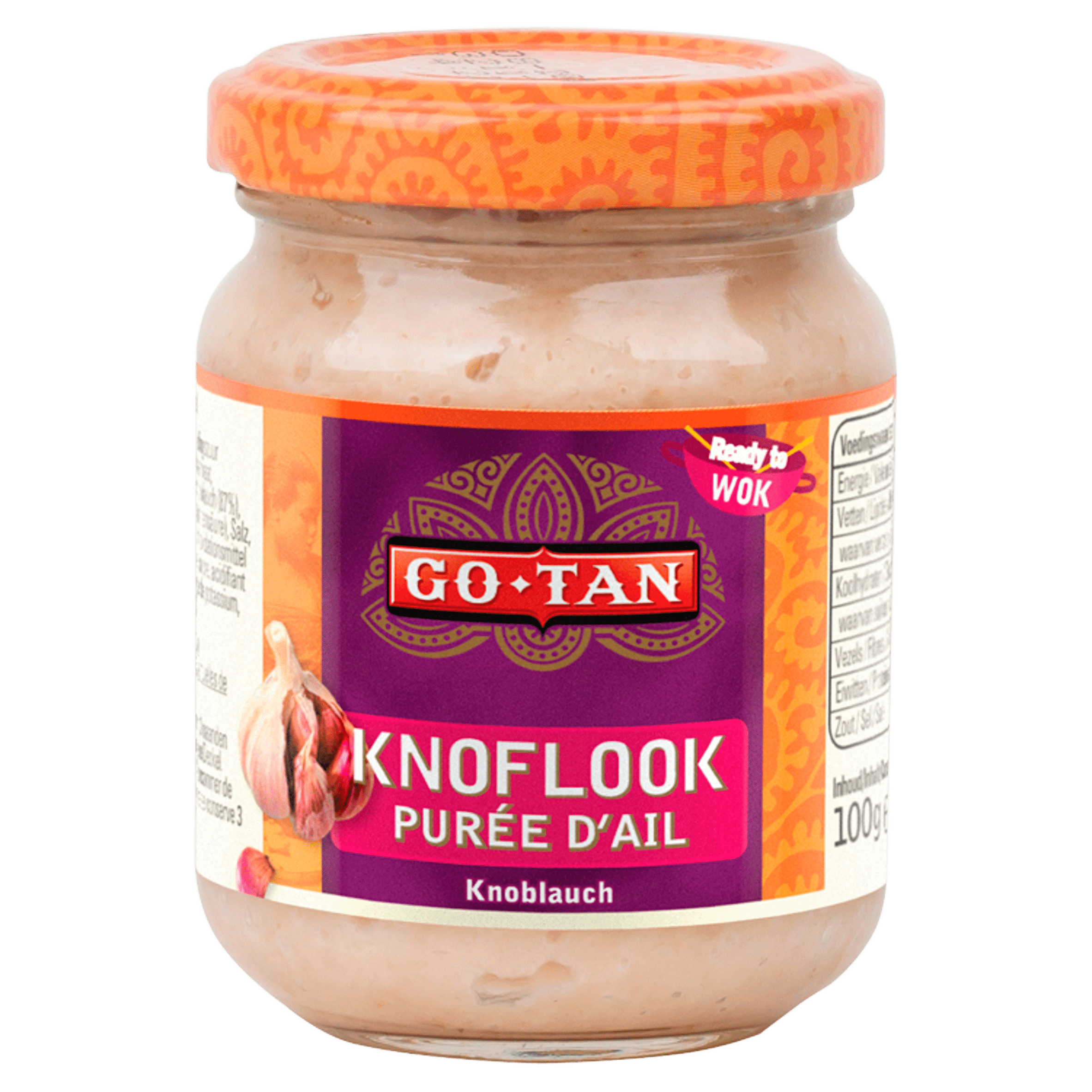 Go-Tan Gehakte knoflook Per Pot 100 g