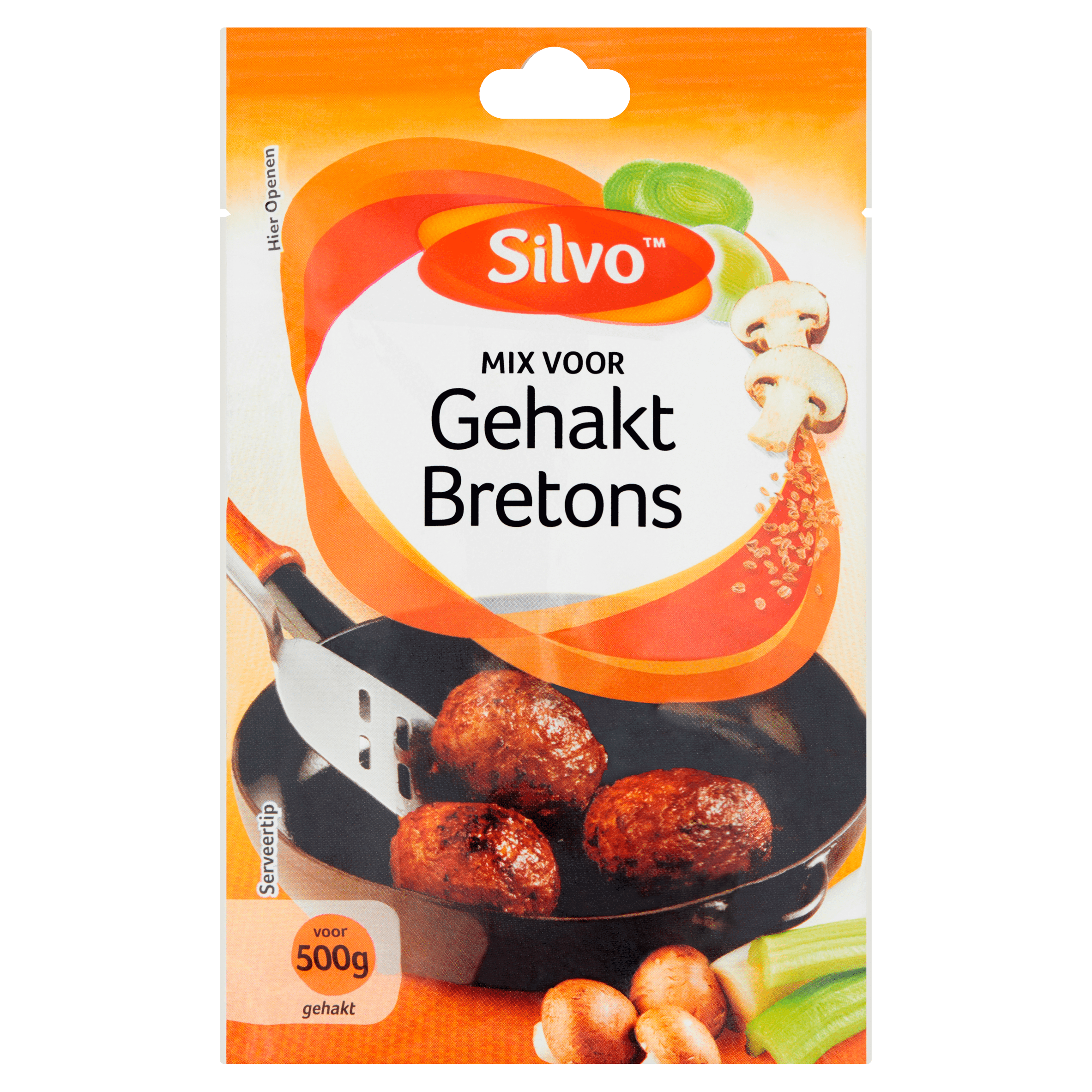 Silvo Mix voor gehakt bretons Per Zak 40 g
