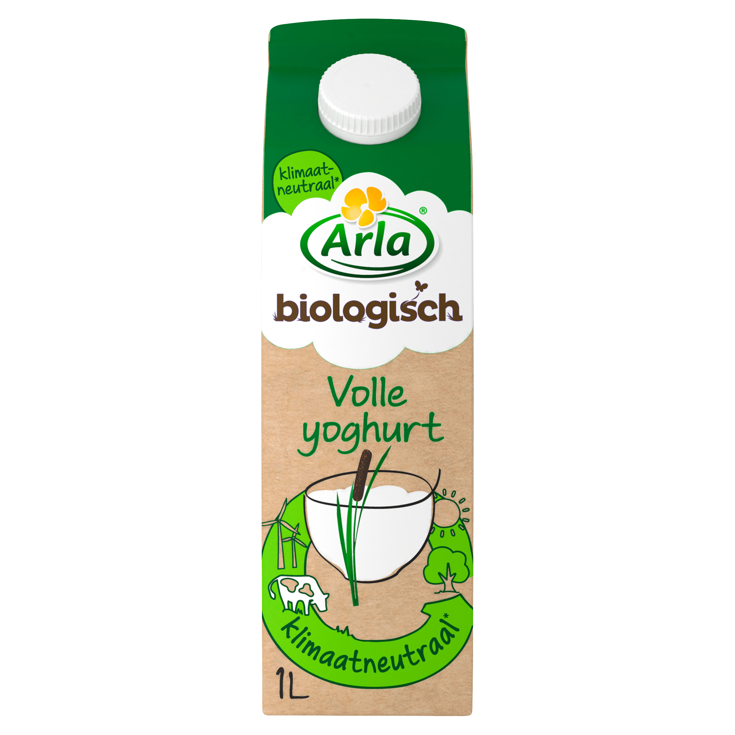 Arla Biologisch volle yoghurt Per Pak 1000 ml