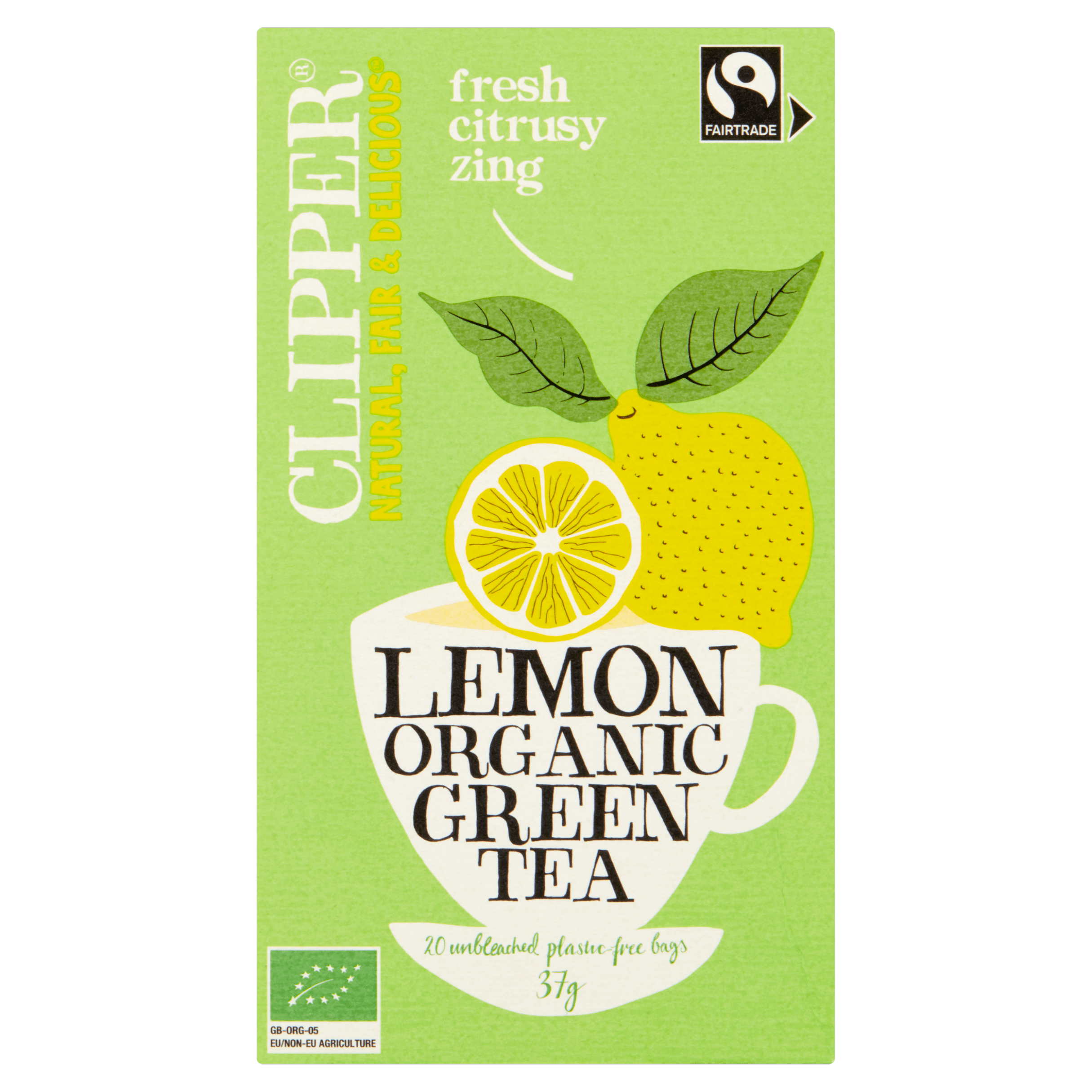 Clipper Green Tea Lemon Per Doos 20 st