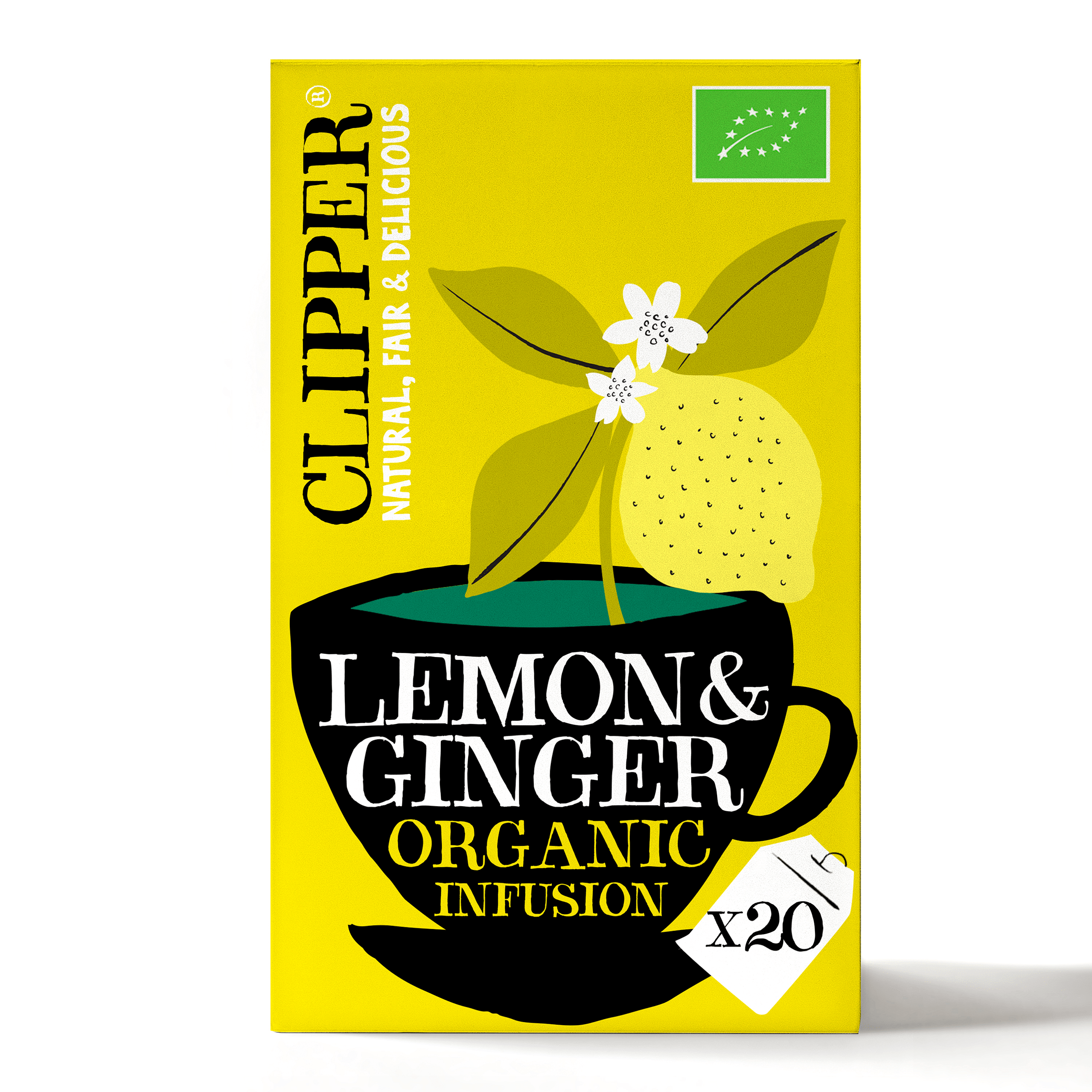 Clipper Lemon & Ginger Per Doos 20 st