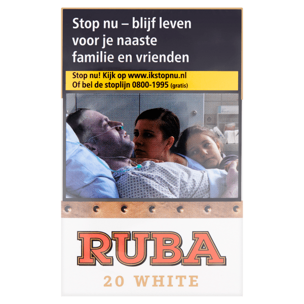 Ruba Sigaretten White Per Pak 20 st
