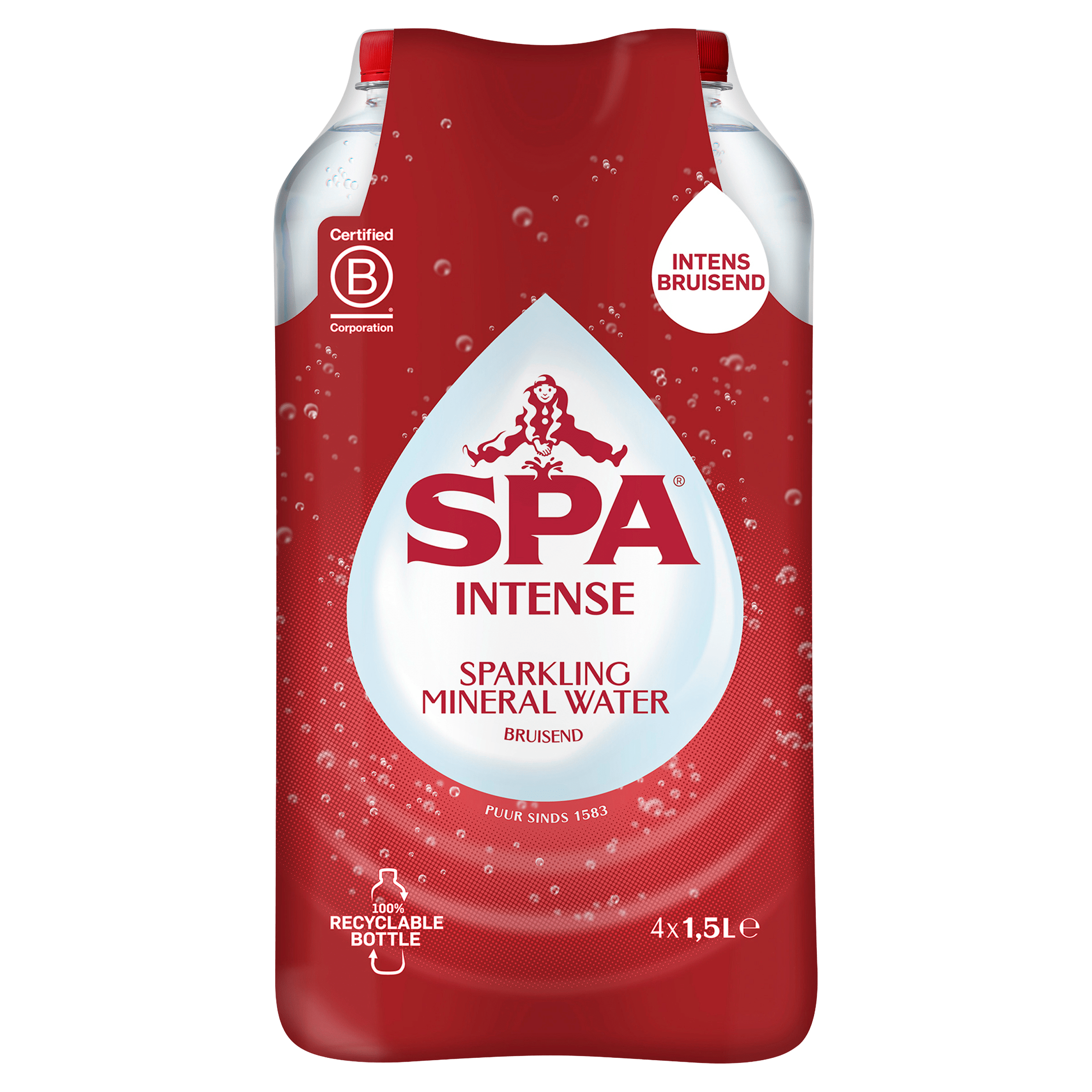 Spa Intense bruisend mineraalwater Per Set 600 cl