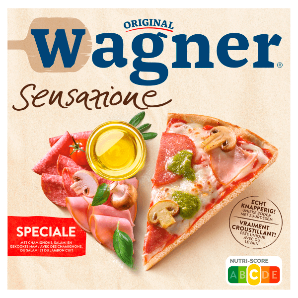 Wagner Sensazione pizza speciale Per Doos 360 g