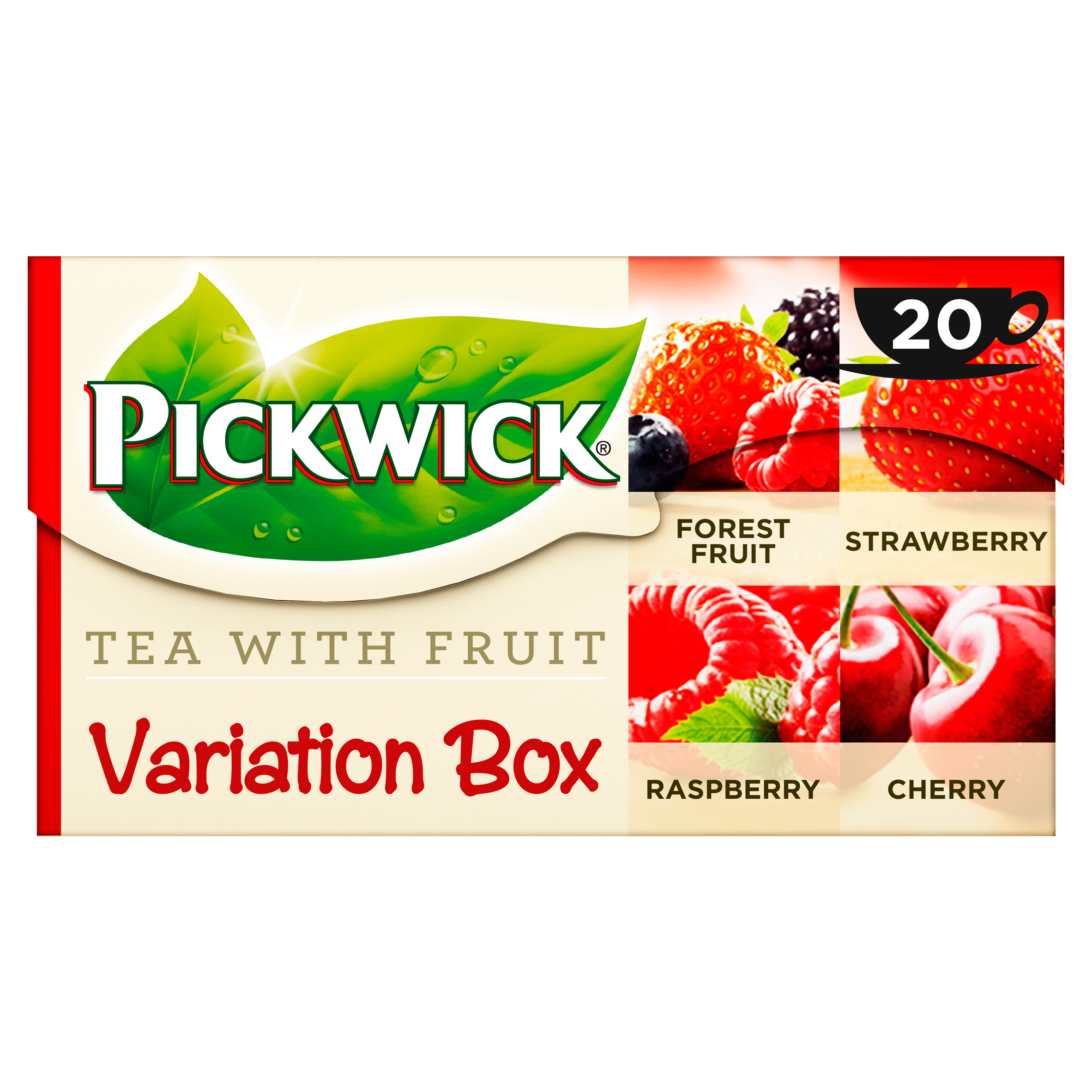 Pickwick Variatie rood fruit thee Per Doos 20 st