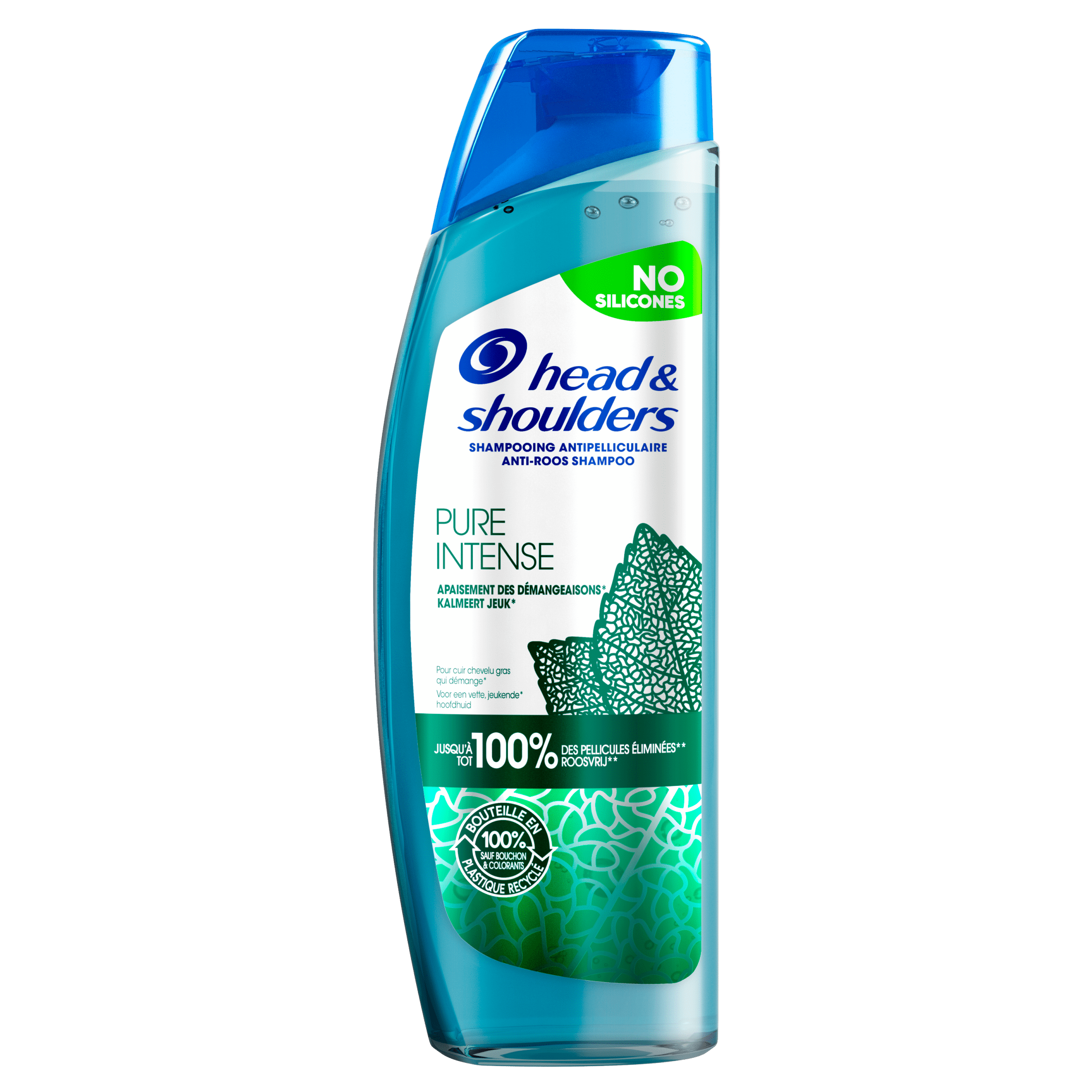 Head&Shoulders Pure intense itch relief shampoo Per Fles 300 ml