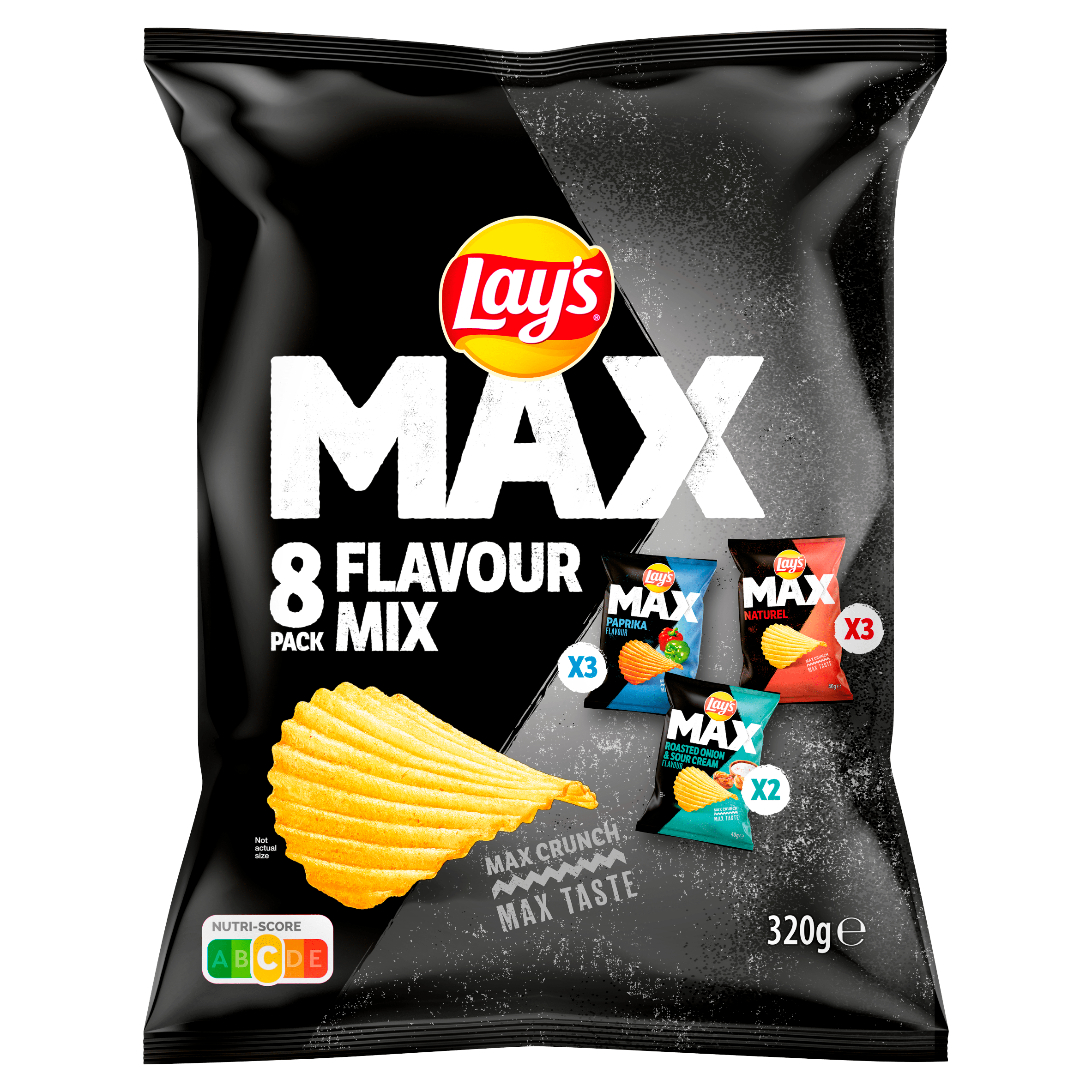 Lays MAX multipack Per Zak 8 st