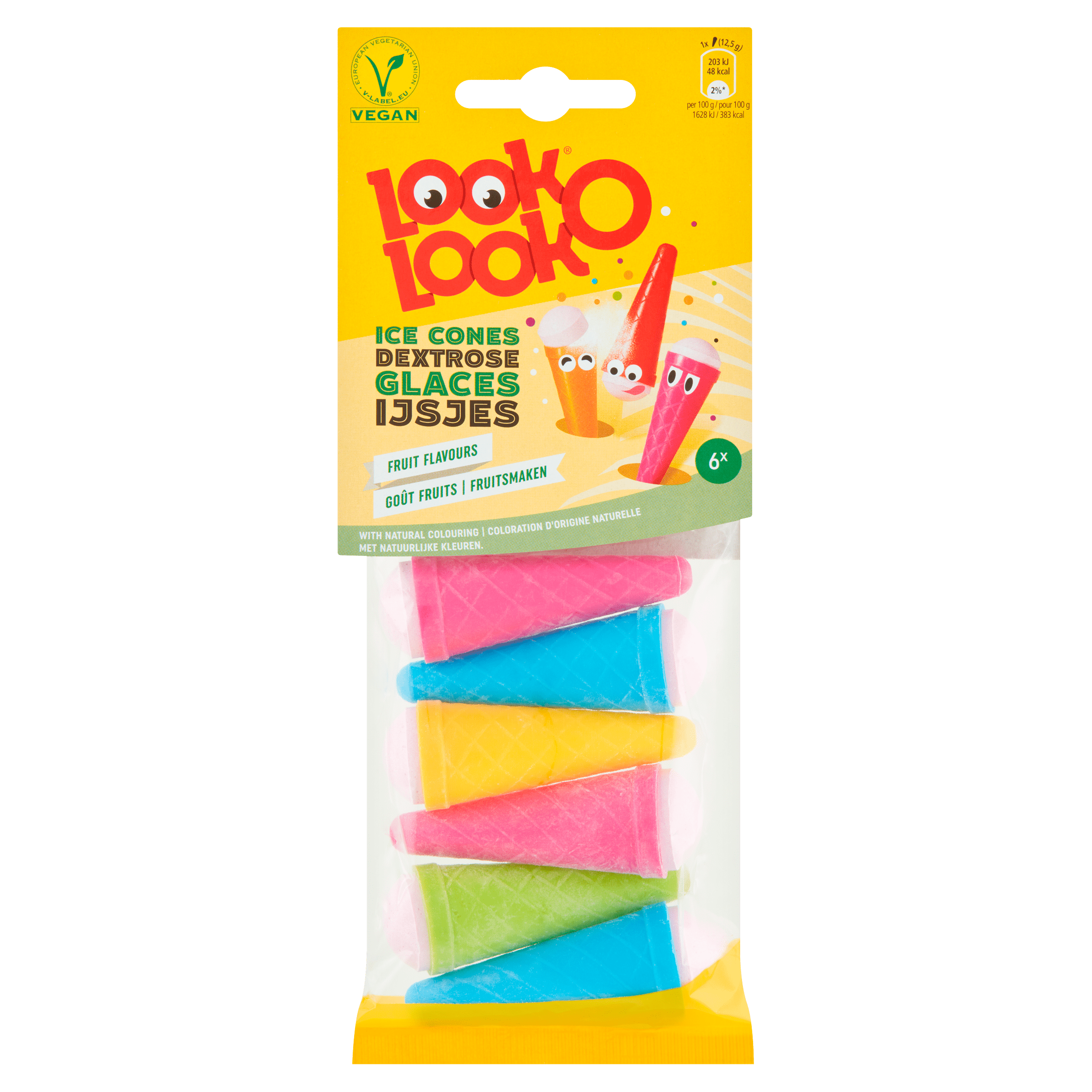 Look o Look Dextrose ijsjes Per Zak 71 g