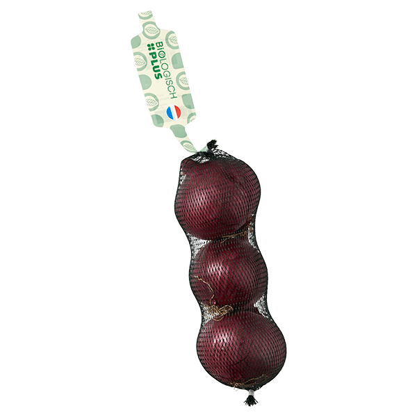 Biologisch PLUS Uien rood biologisch Per Net 3 st