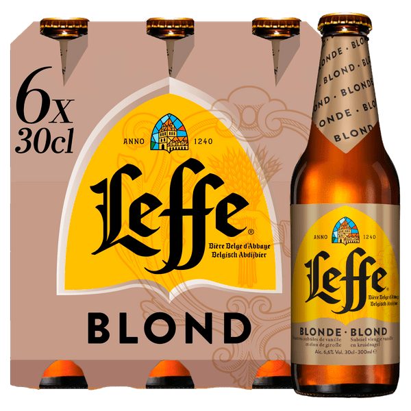 Leffe Blond Belgisch abdijbier Per Set 1800 ml