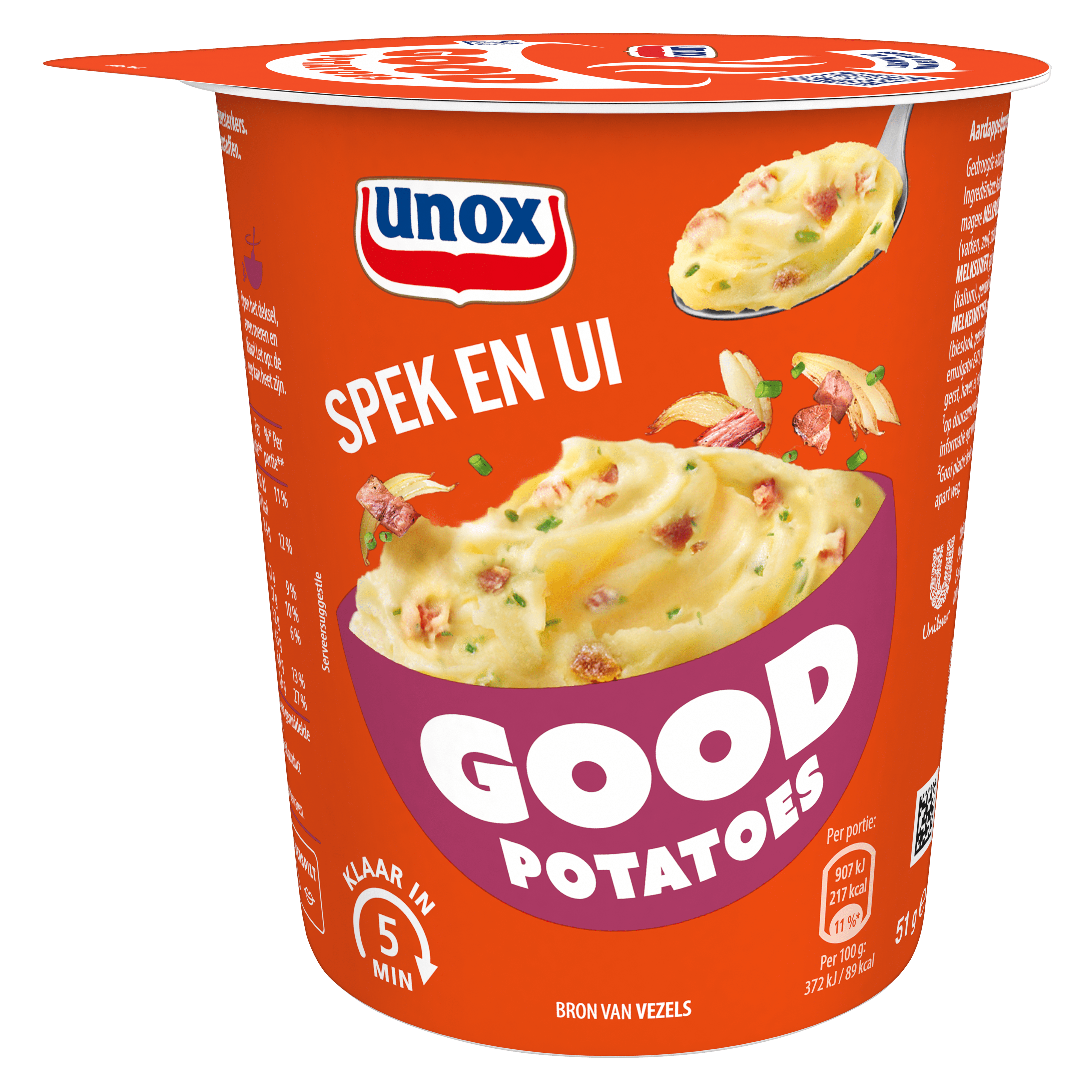 Unox Good Potatoes Spek Ui Per Kuipje 51 g