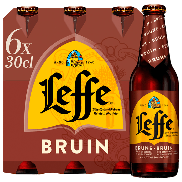 Leffe Bruin Belgisch abdijbier Per Set 1800 ml