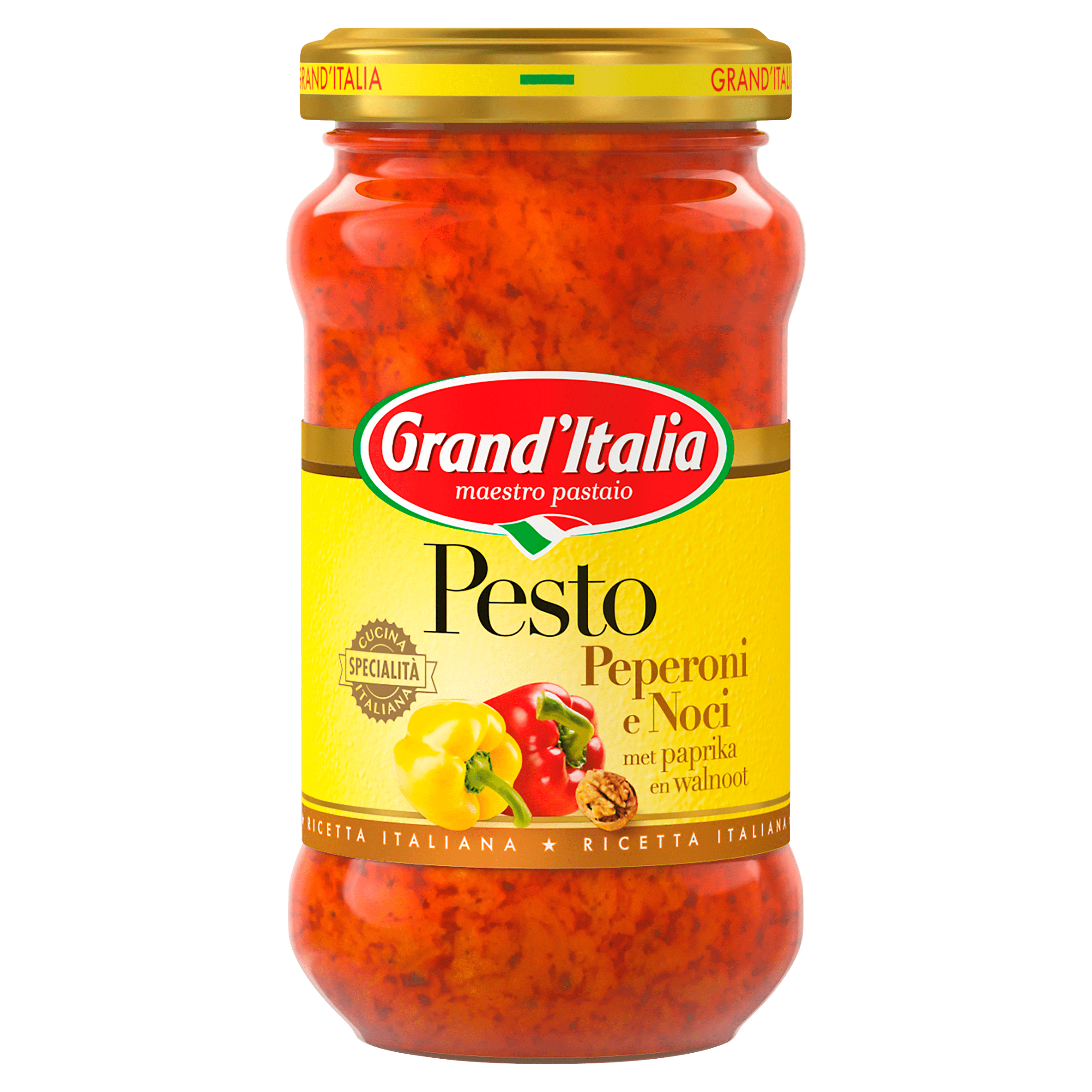 Grand'Italia Pestosaus peperoni e noci Per Pot 185 g