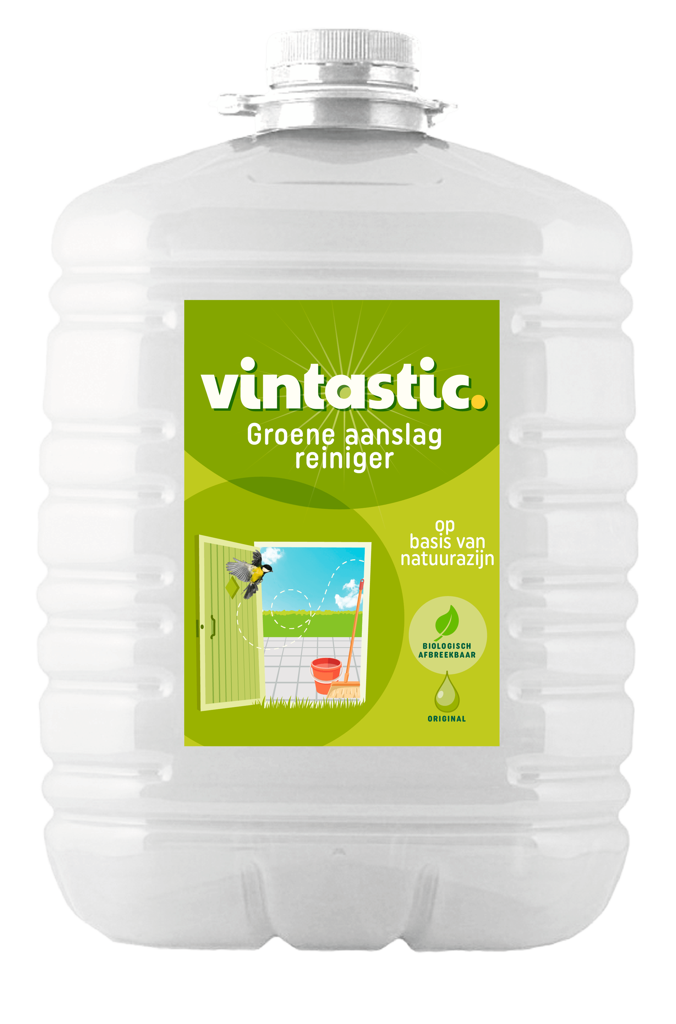 Vintastic Groene aanslagreiniger Per Flacon 5000 ml