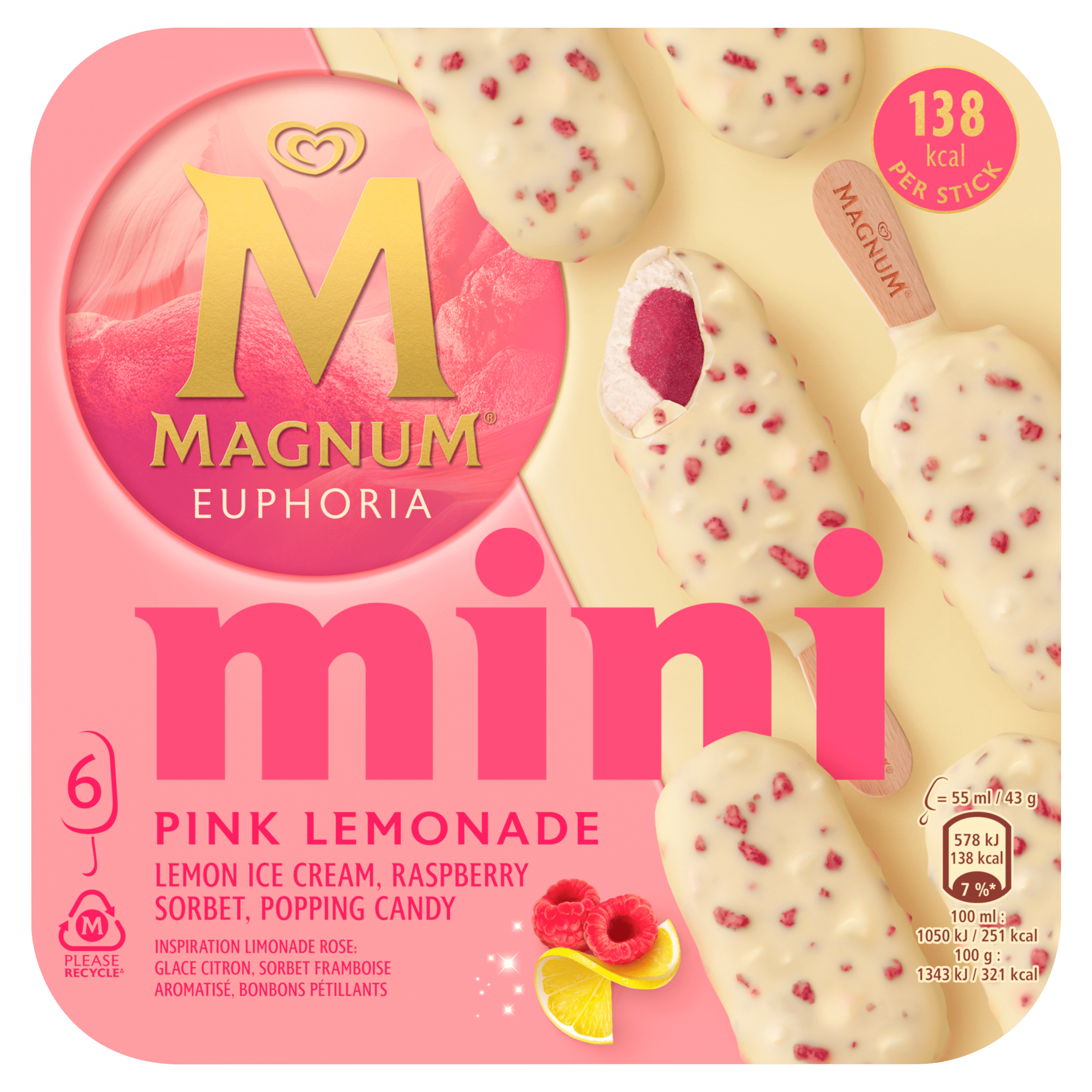 Magnum Mini Euphoria Per Doos 6 st