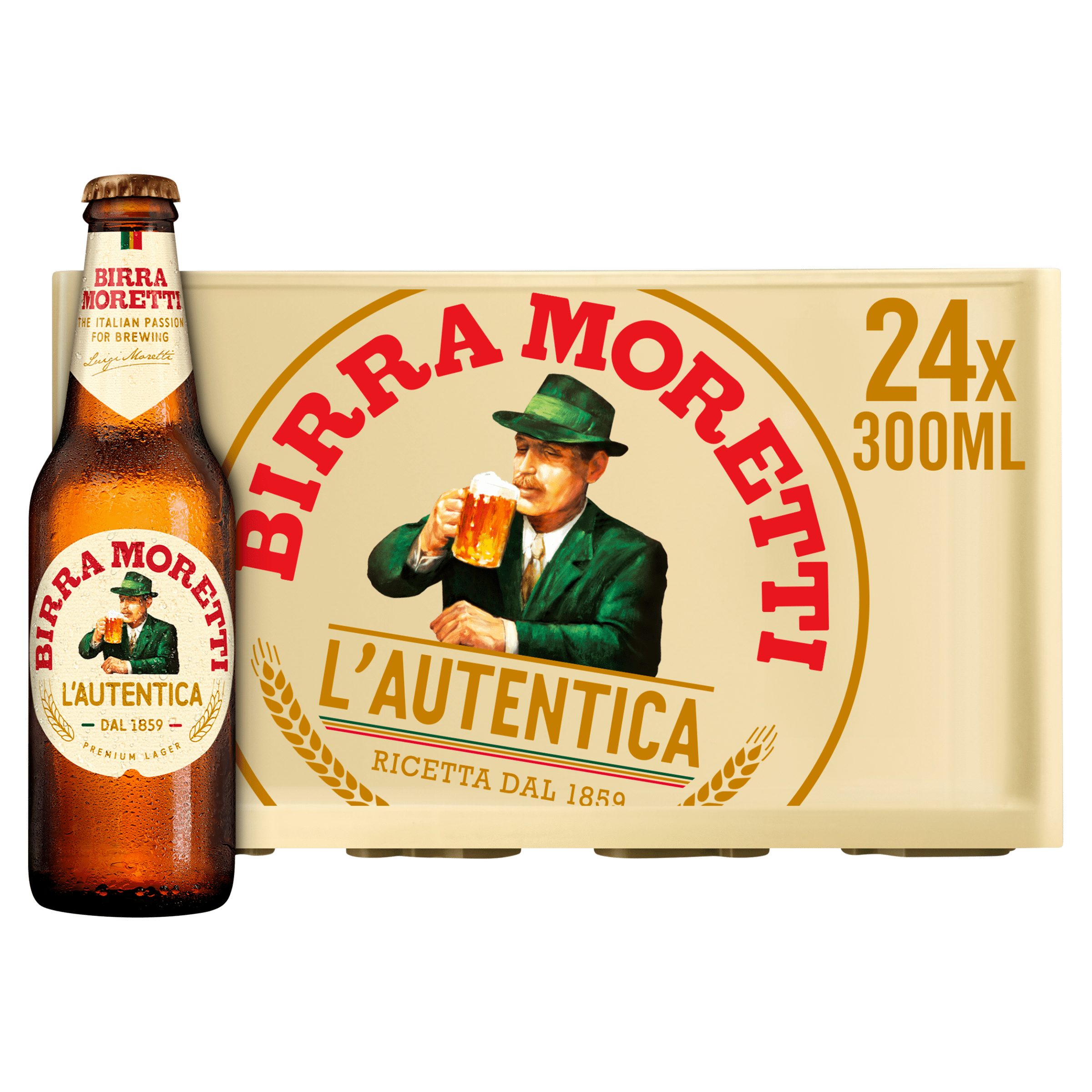 Birra Moretti Pils fles Per Krat 7200 ml