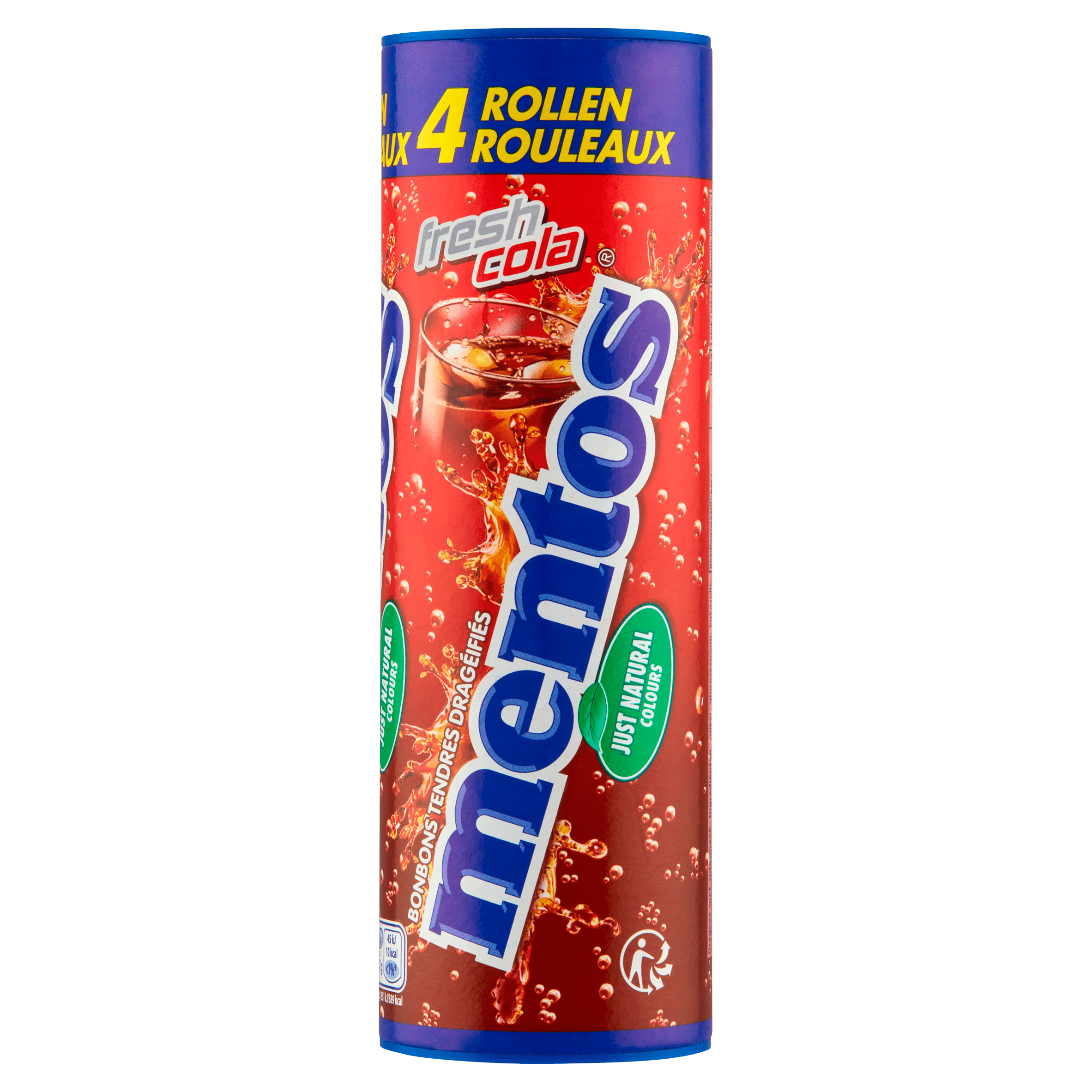 Mentos Mega cola rol 4-pack Per Koker 150 g