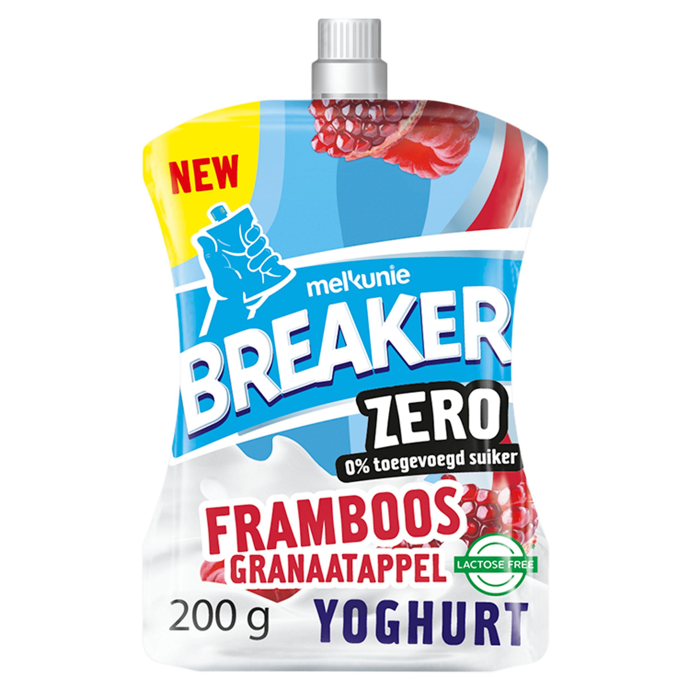 Melkunie Breaker zero framboos-granaatappel Per Stazak 200 g