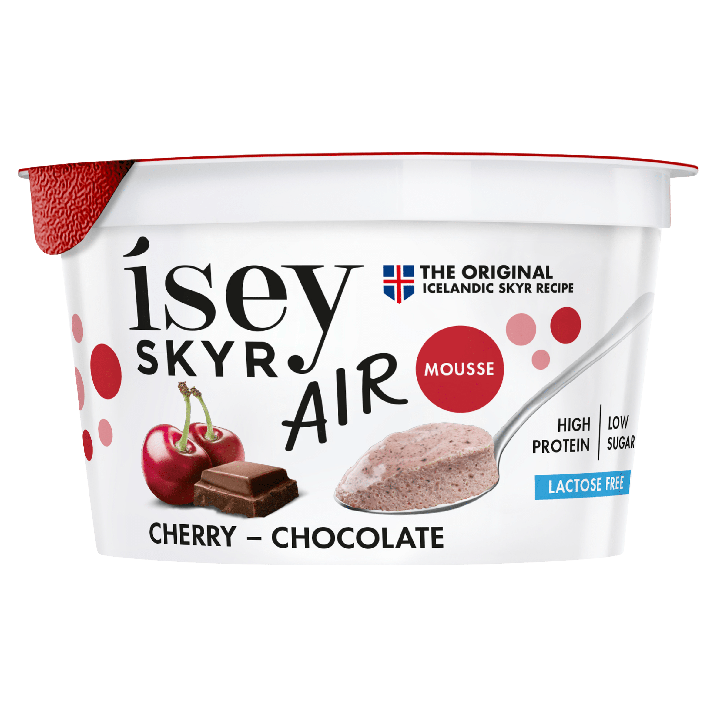 Isey Skyr Air cherry - chocolate Per Beker 125 g