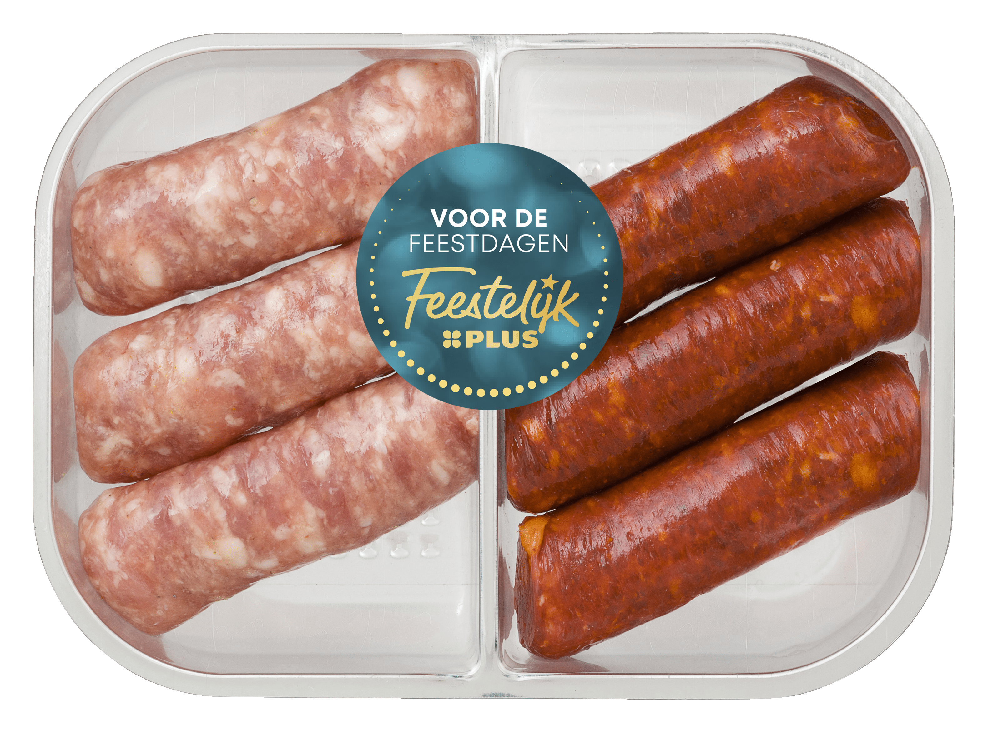Feestelijk PLUS Gourmet mini Mix chipolata Per Schaal 150 g