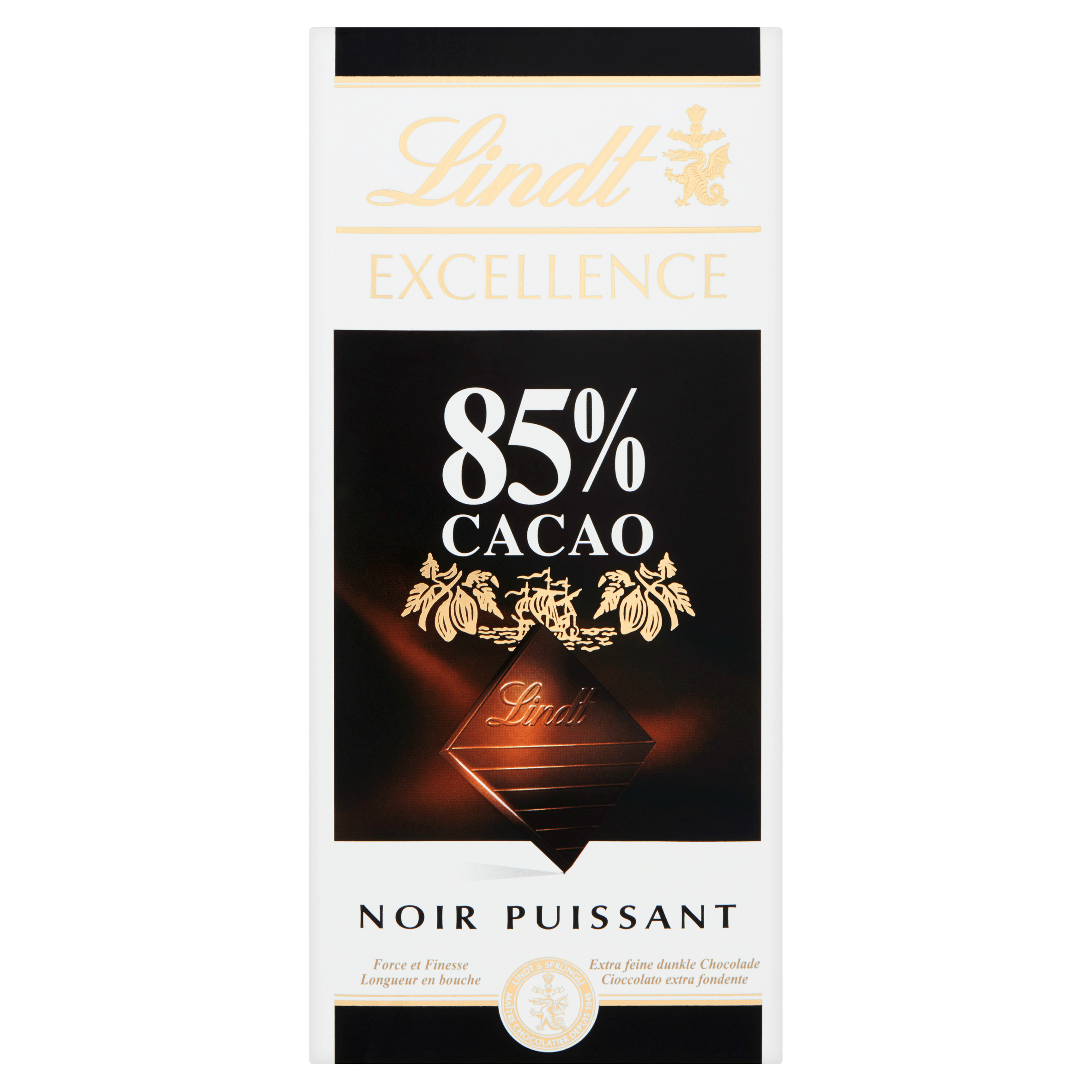 Lindt Chocoladereep Lindt Puur 85% Per Doos 100 g