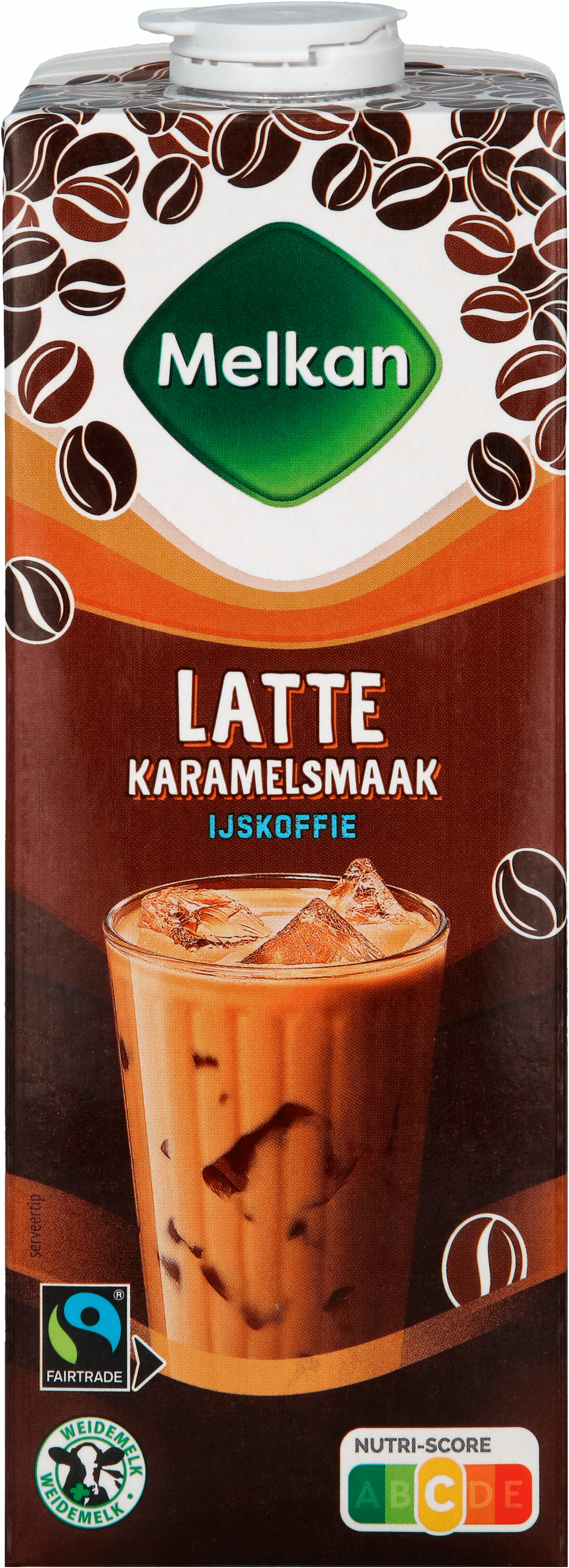Melkan Ijskoffie macchiatto caramel Per Pak 1000 ml