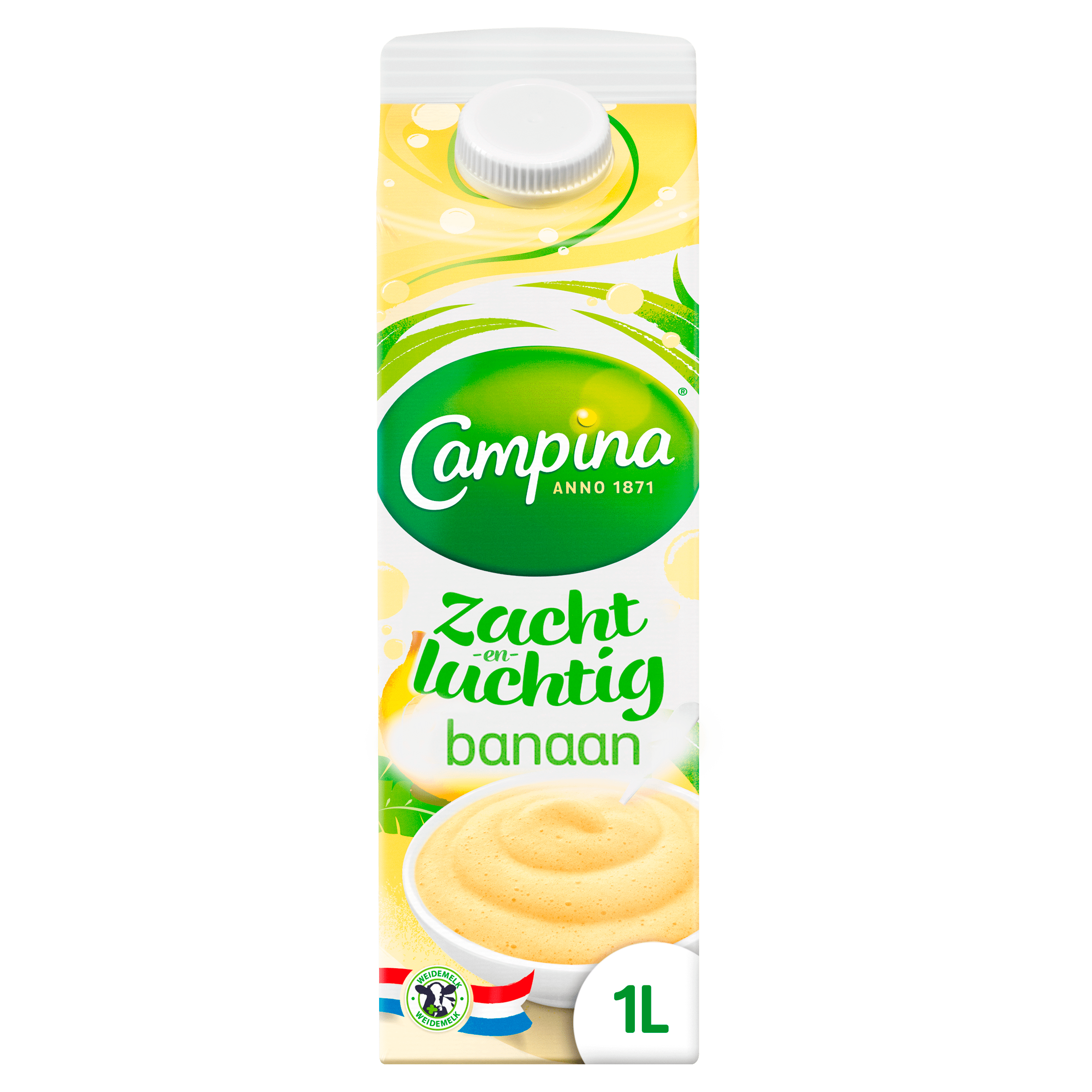 Campina Zacht & luchtig banaan Per Pak 1000 ml