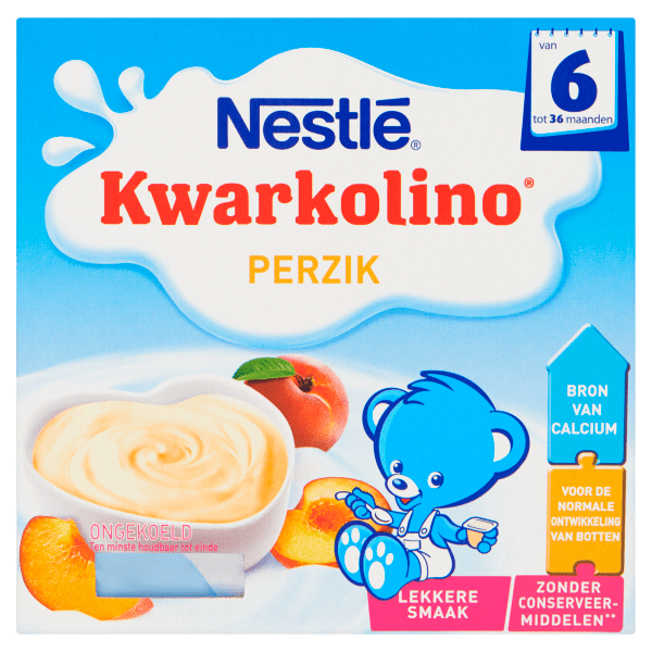 Nestlé 6+ Yogolino toetje perzik Per Set 400 g