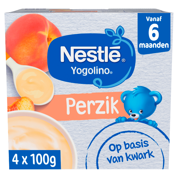 Nestlé 6+ Yogolino toetje perzik Per Set 400 g