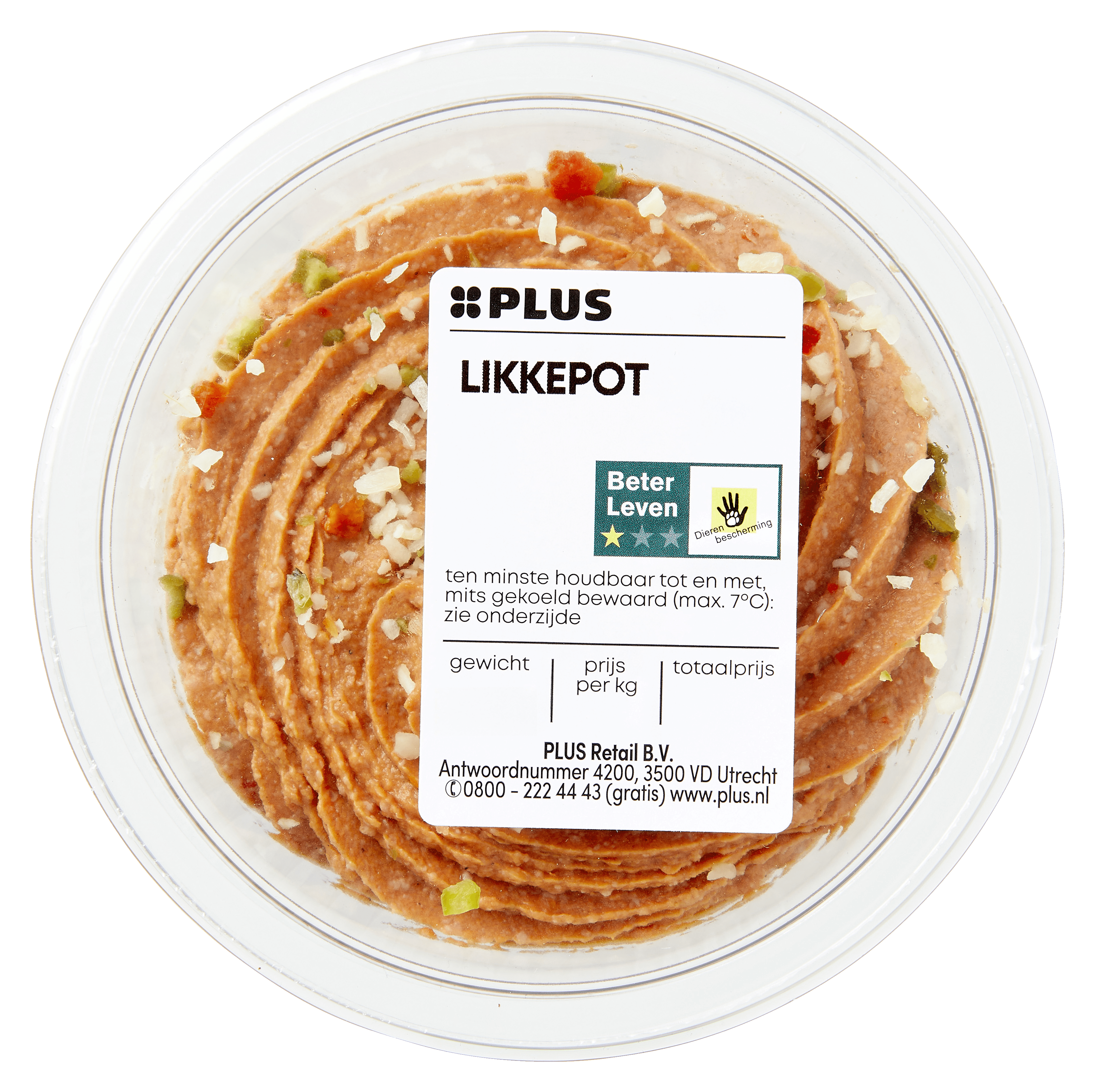 PLUS Likkepot Per Bakje 150 g