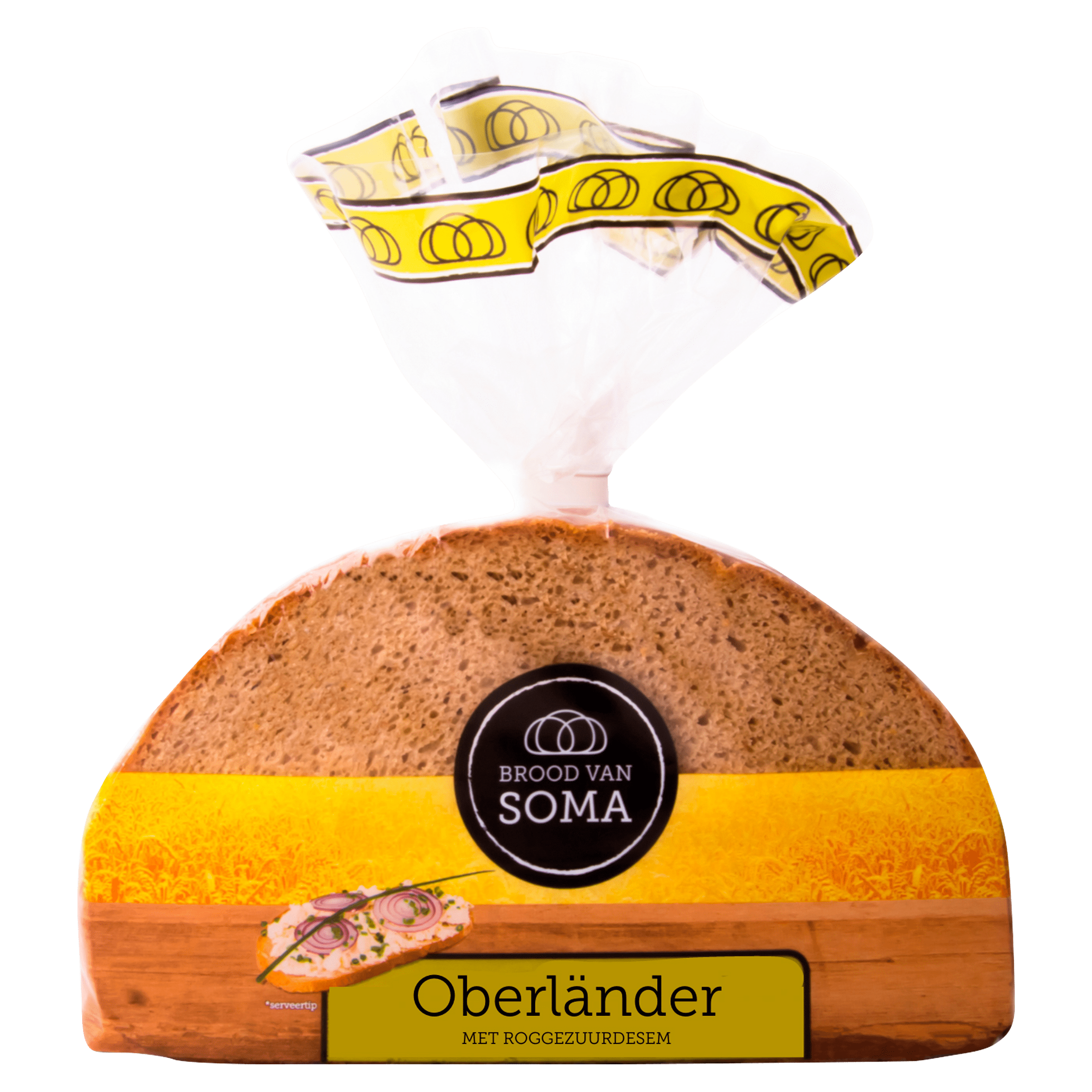Brood van Soma Oberlander tarwe roggebrood Per Zak 400 g