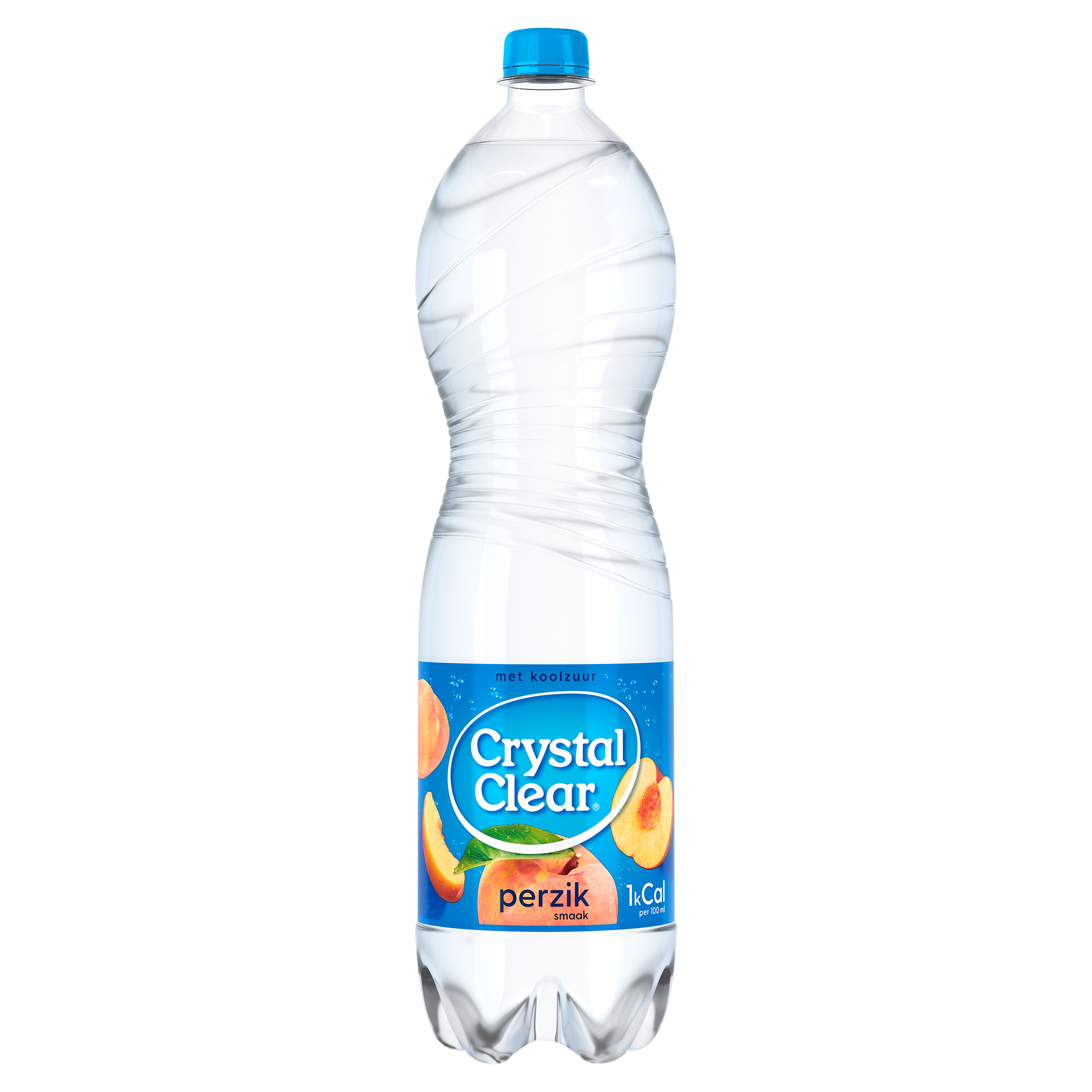 Crystal Clear Sparkling peach Per Fles 1500 ml
