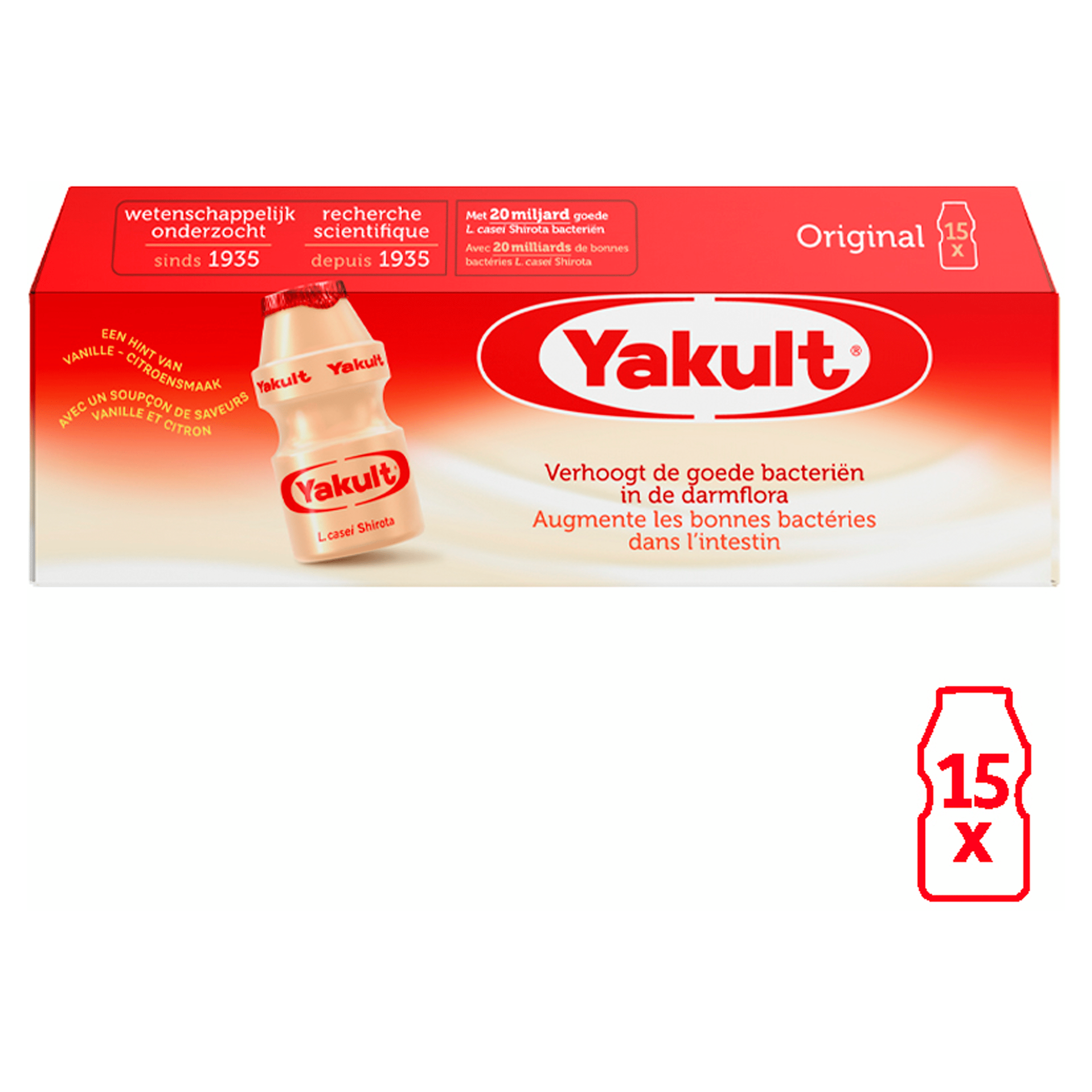 Yakult Drink original 15-pack Per Pak 975 ml