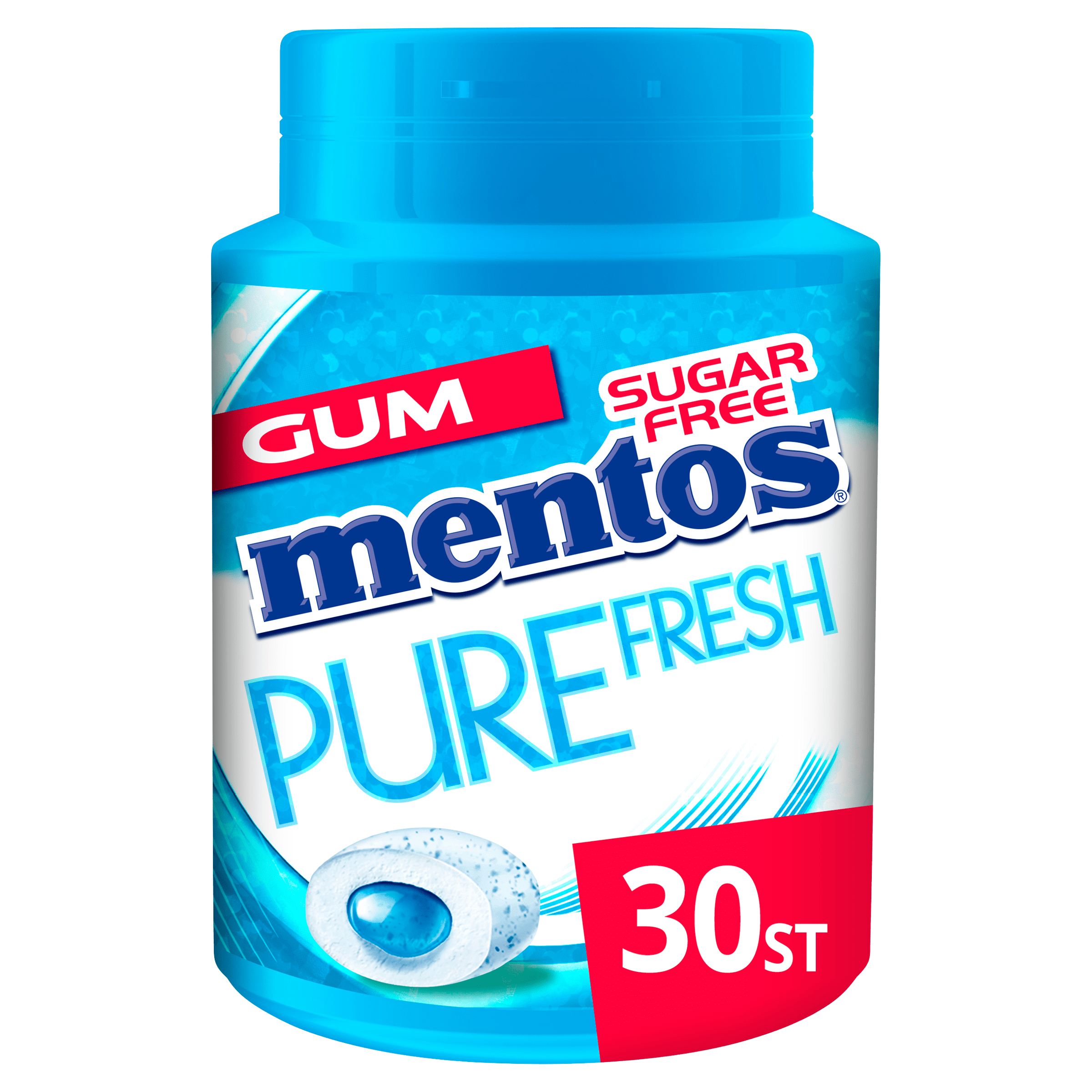Mentos Gum Pure Fresh Fresh Mint Per Pot 60 g