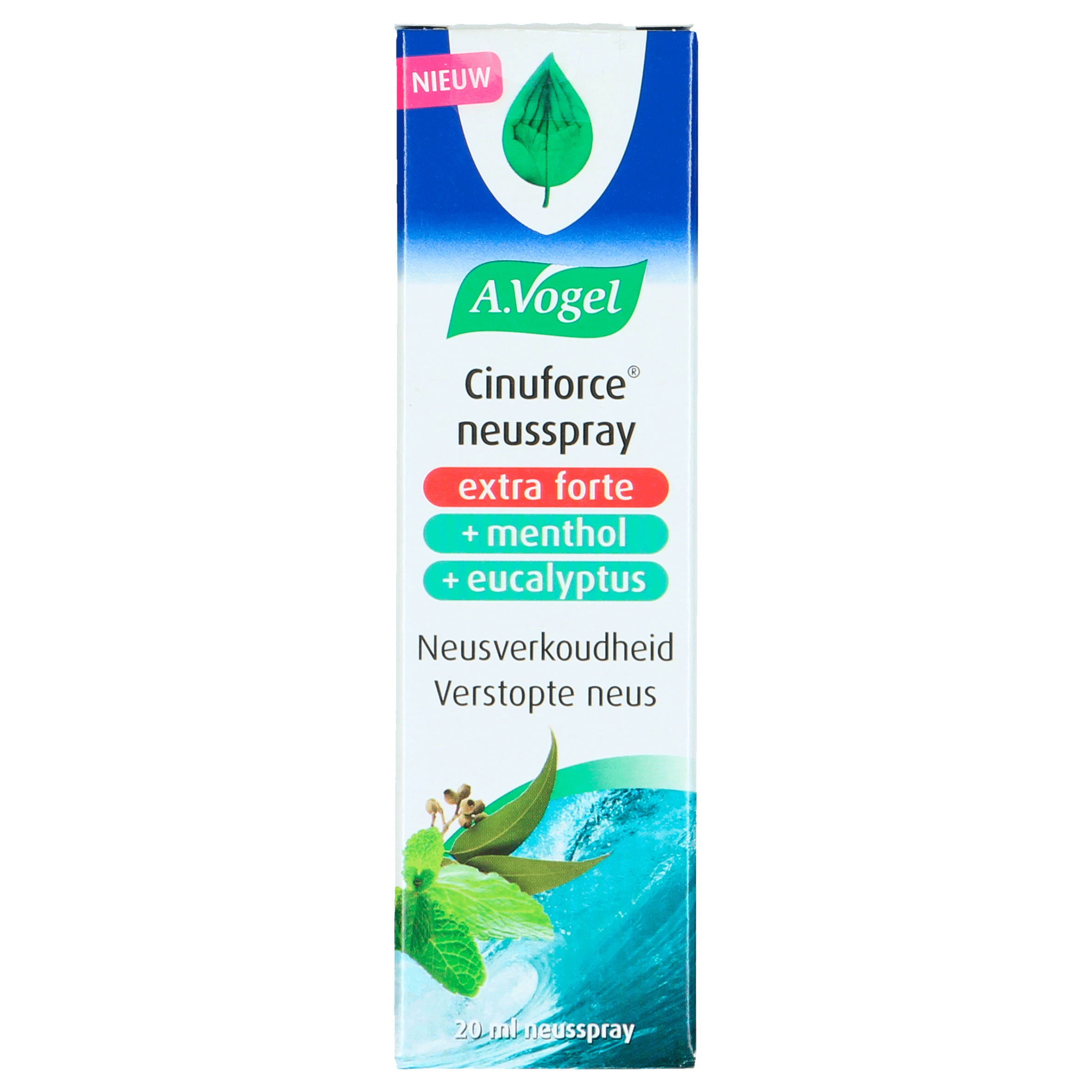 A. Vogel Cinuforce neusspray menthol Per Doos 20 ml
