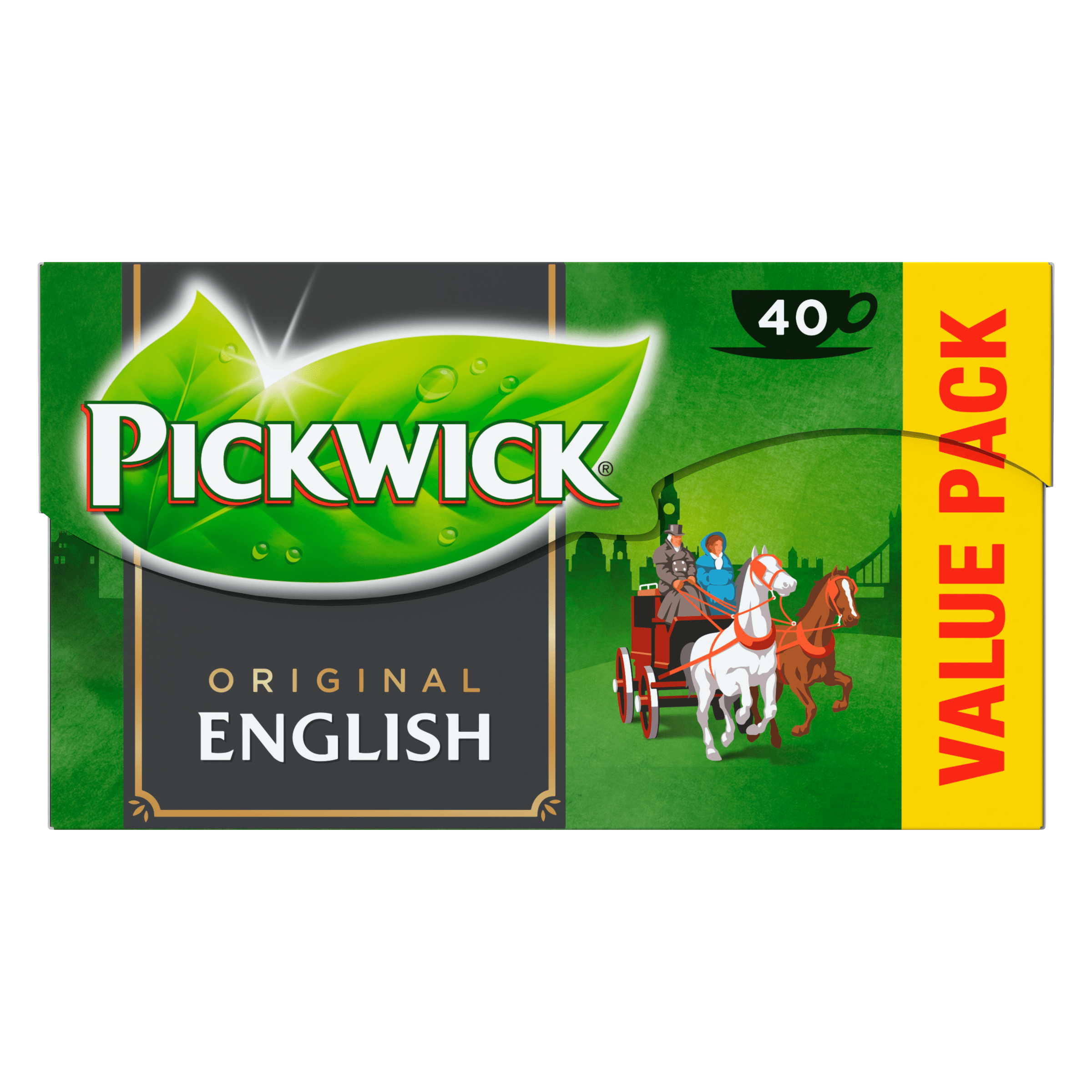 Pickwick English zwarte thee voordeelpak Per Doos 40 st