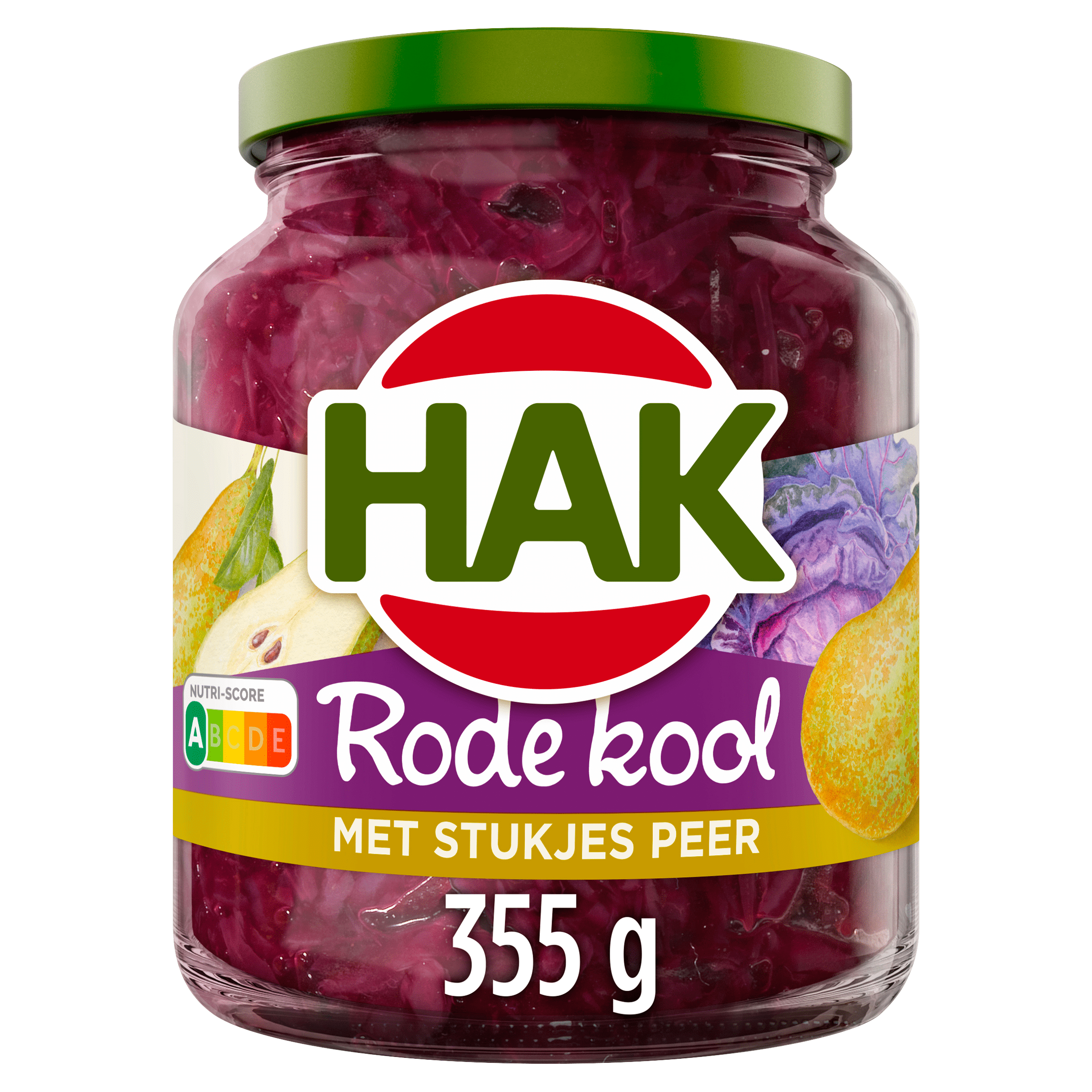 Hak Rode kool met stukjes peer Per Pot 355 g