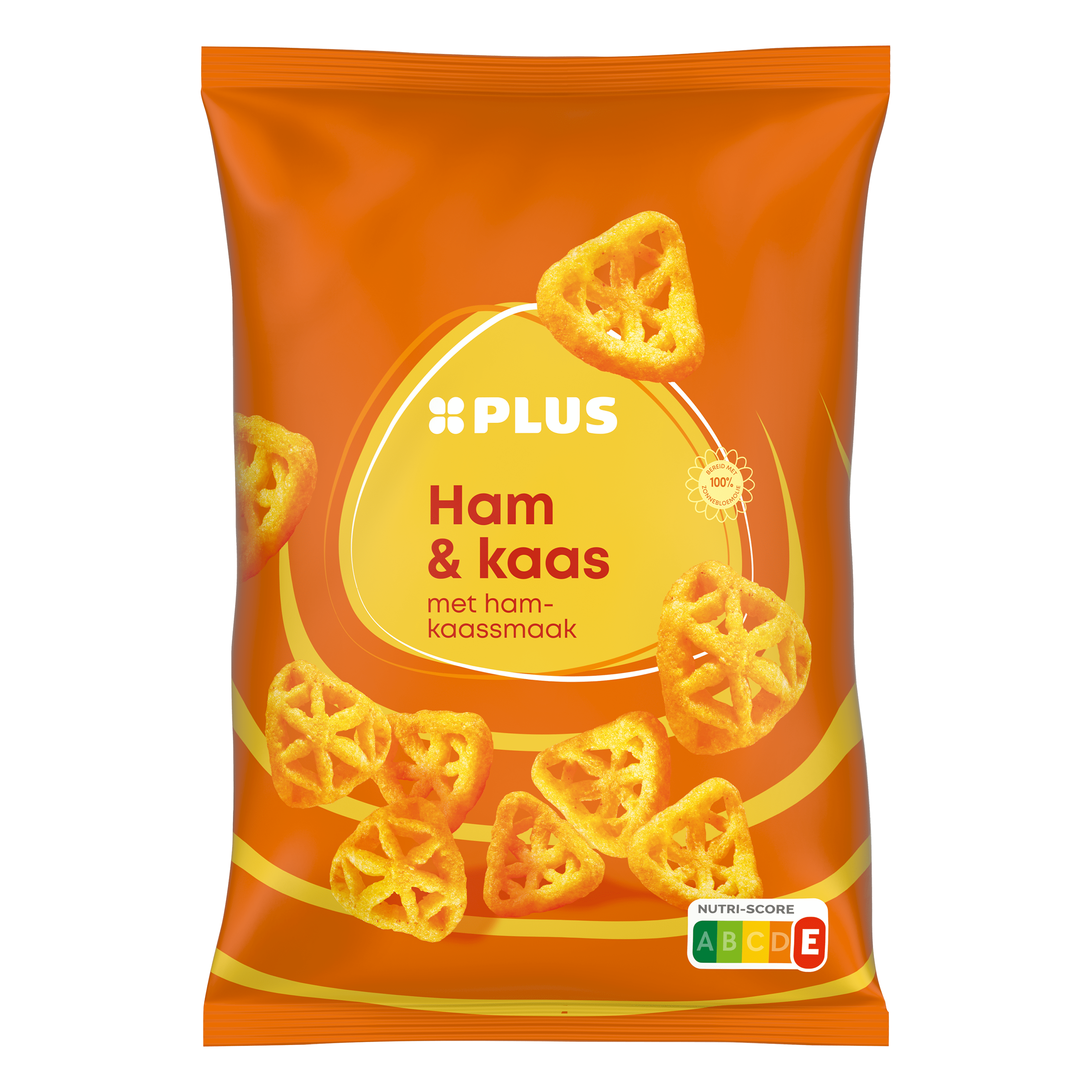 PLUS Chips Ham Kaas Per Zak 120 g