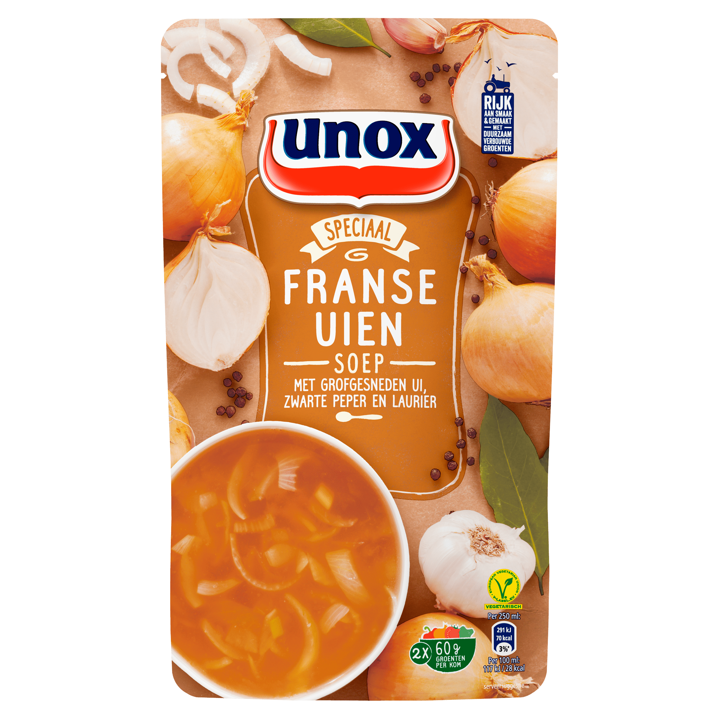 Unox Soep In Zak Franse Uiensoep Per Stazak 570 ml