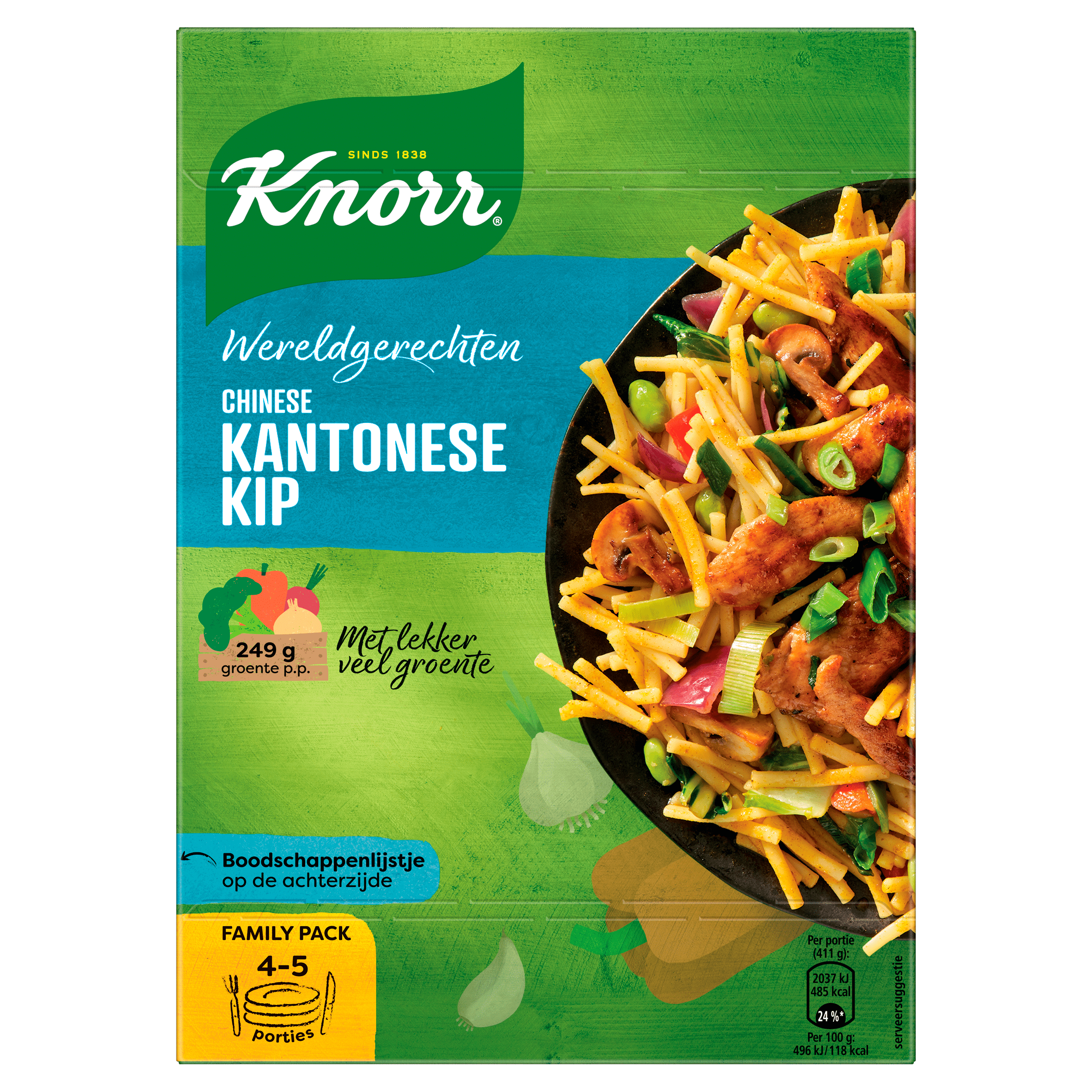Knorr Wereldgerecht Chinese kip kanton Per Doos 247 g