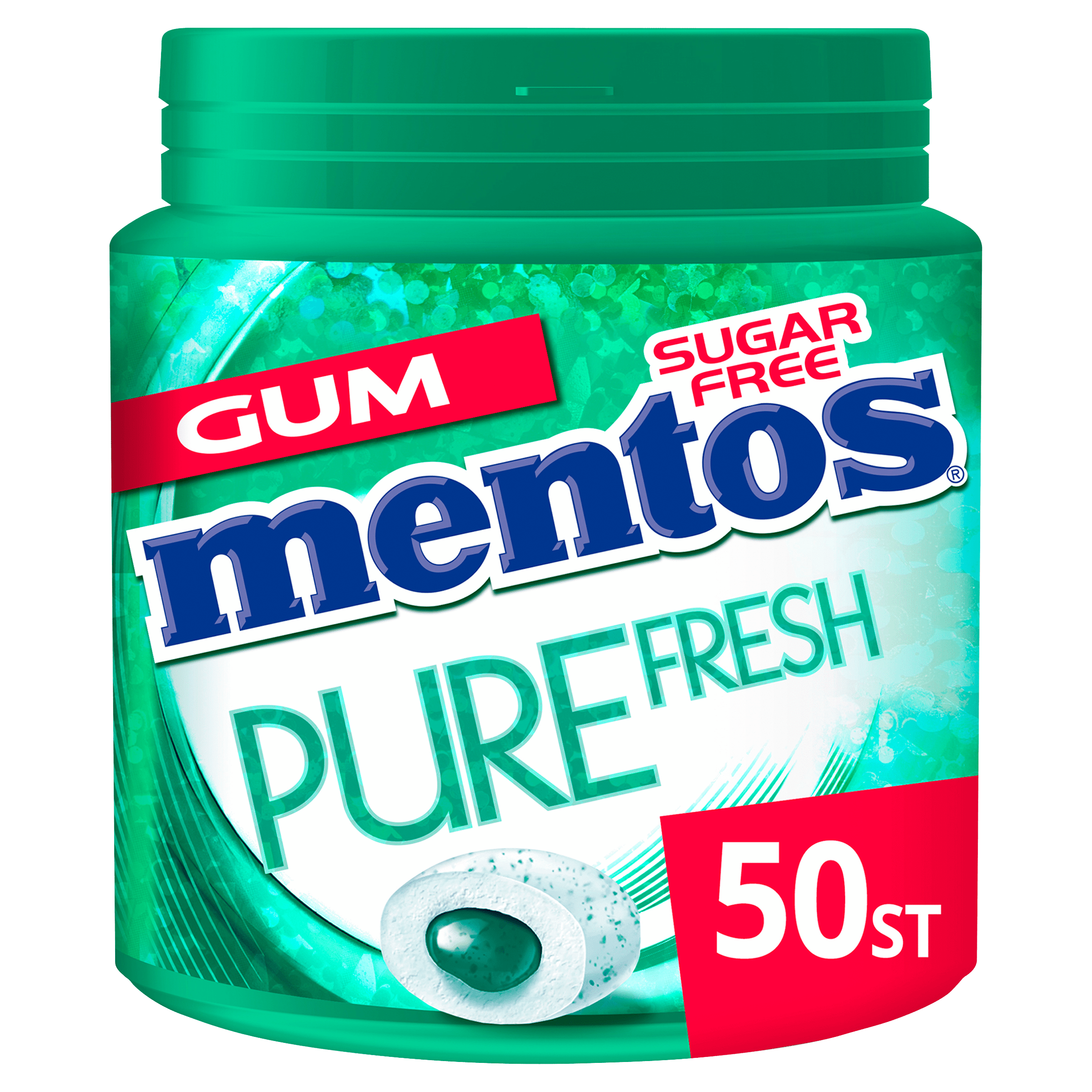 Mentos Pure Fresh Wintergreen 50 st pot Per Pot 50 st