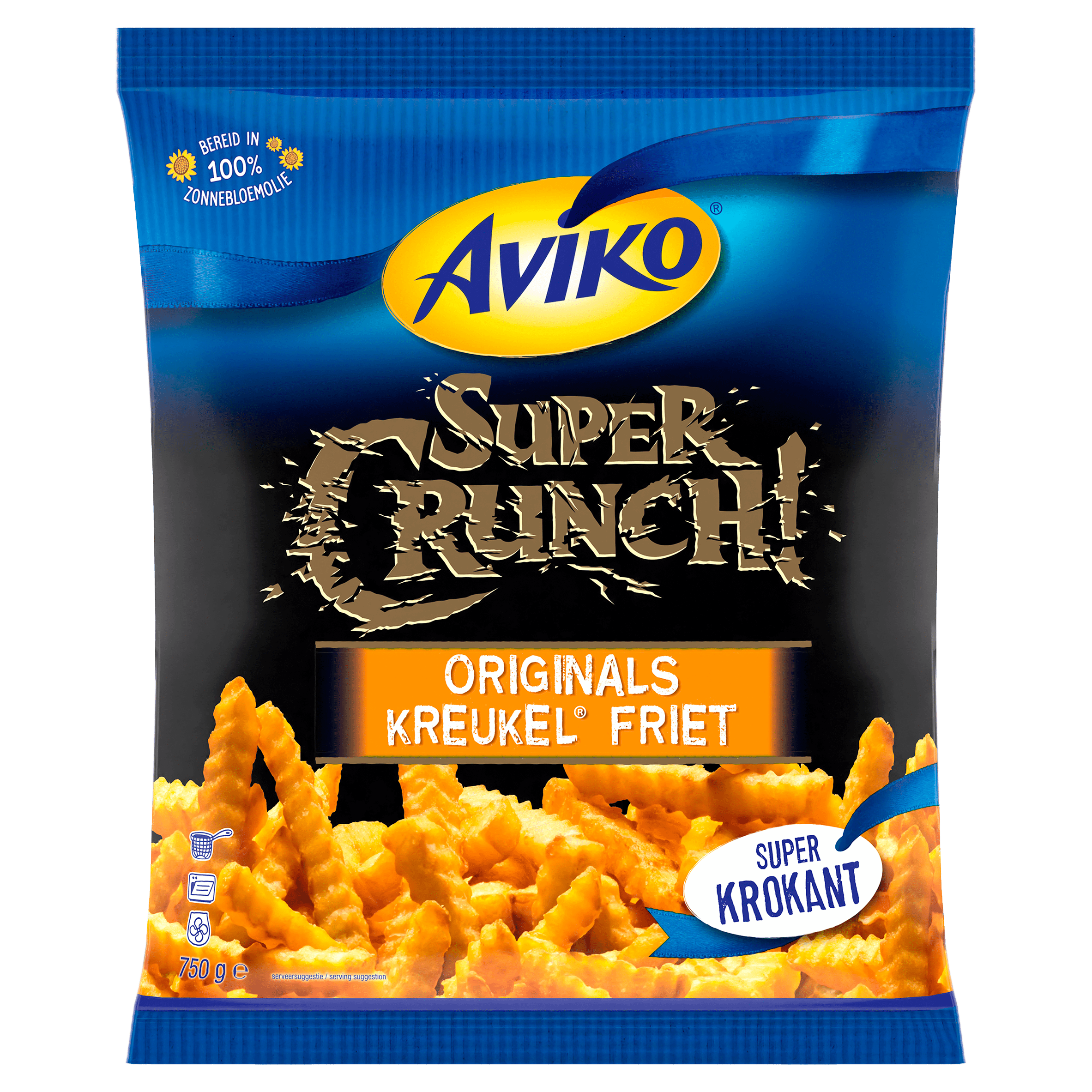 Aviko Kreukel Friet Supercrunch Per Zak 750 g