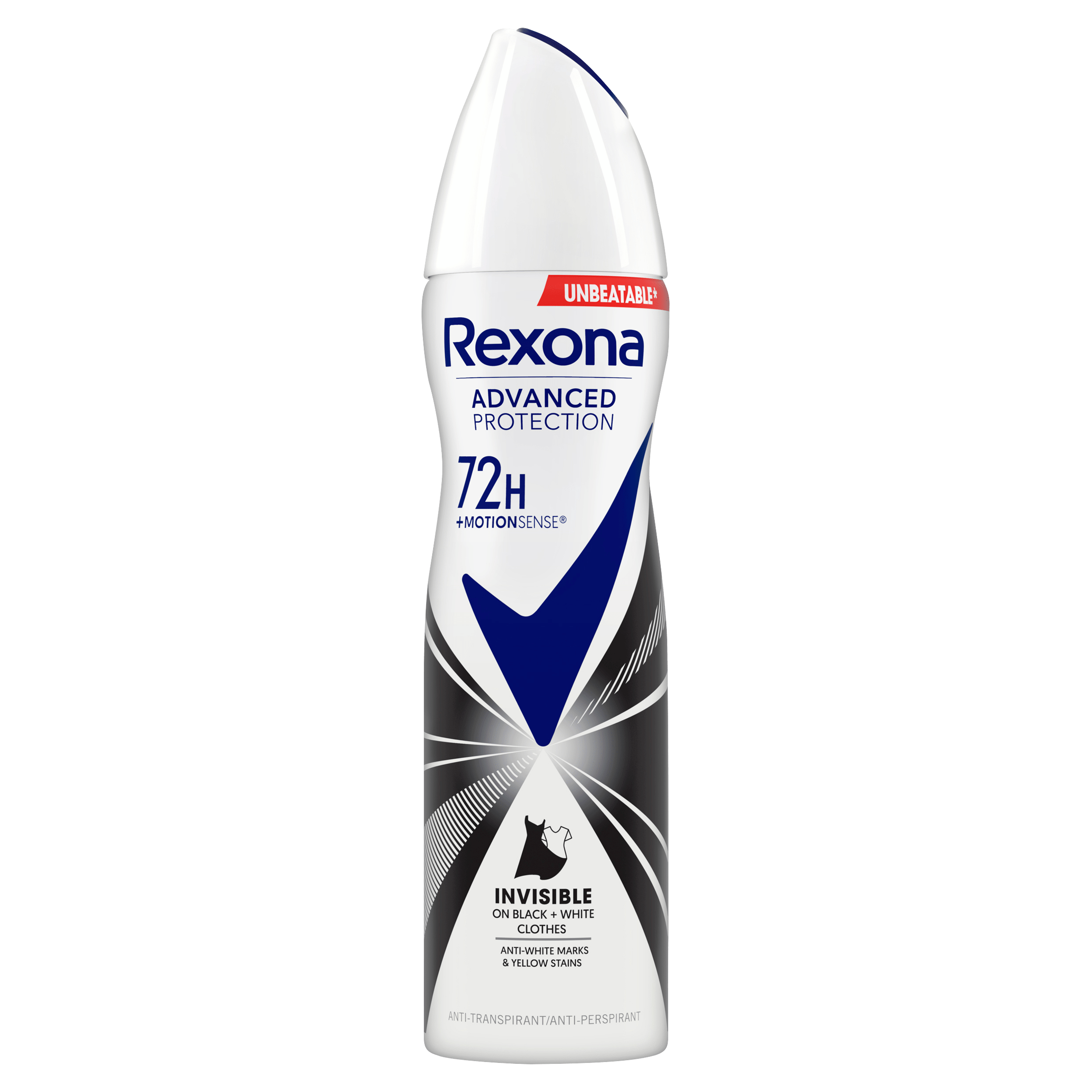 Rexona Women deodorant spray invisible B&W Per Spuitbus 150 ml