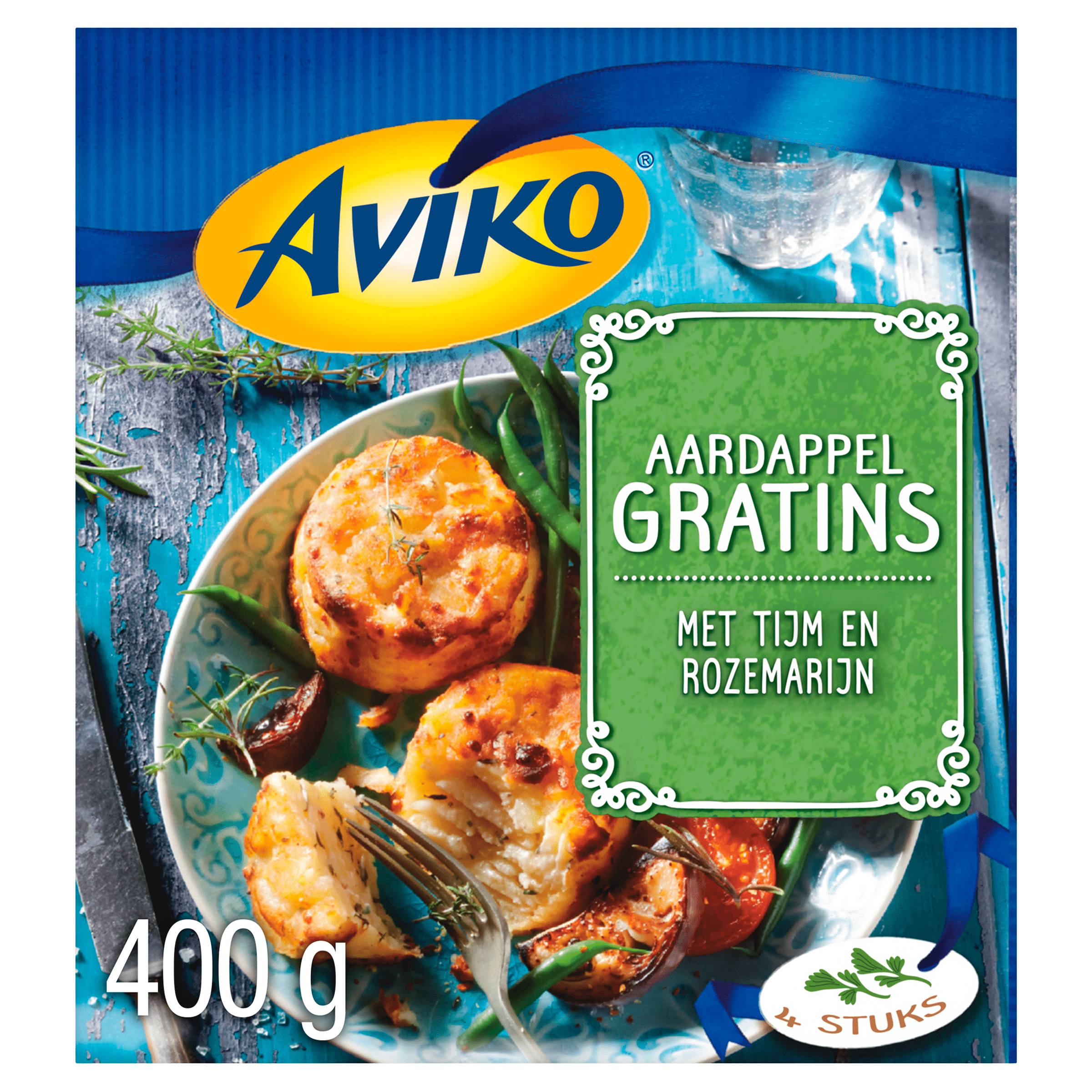 Aviko Aardappel Gratin Tijm-Rozemarijn Per Doos 400 g