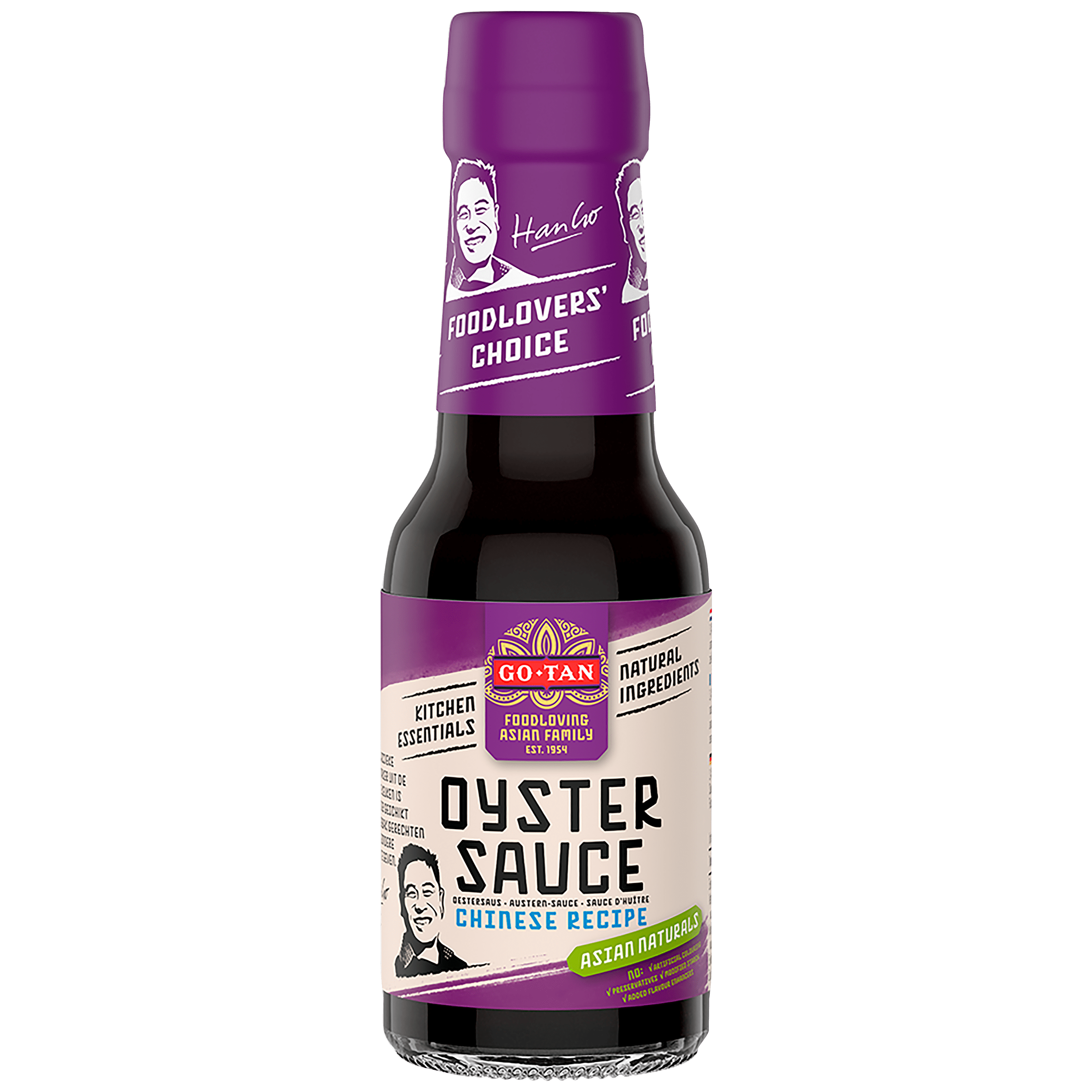 Go-Tan Oestersaus Clean Label Per Fles 140 ml
