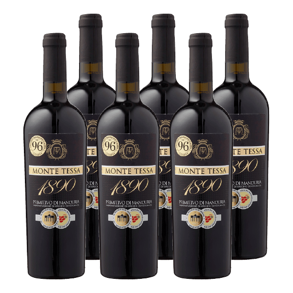 Monte Tessa Primitivo di manduria DOC Per Doos 4500 ml