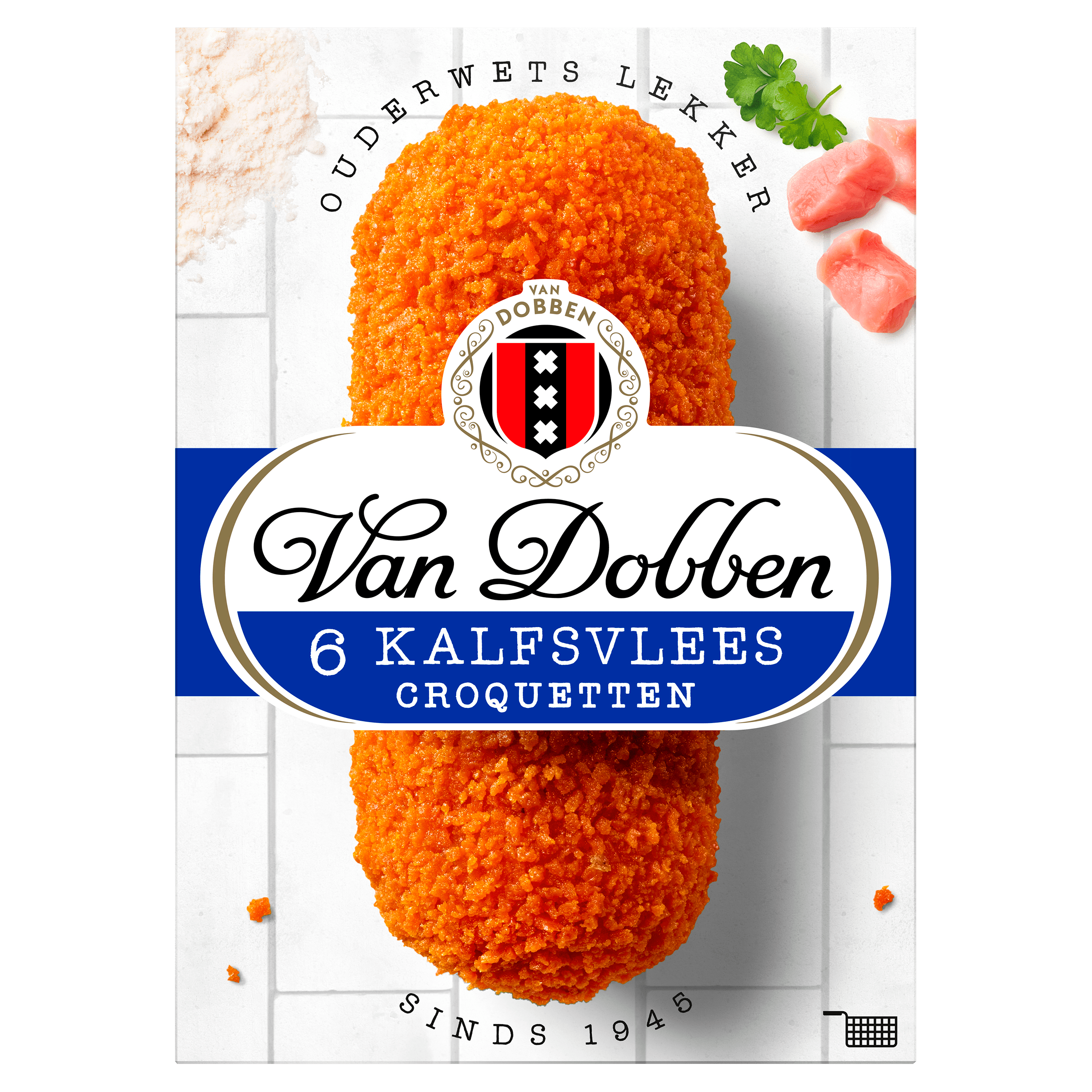 Van Dobben Kalfsvlees Croquetten Per Doos 480 g