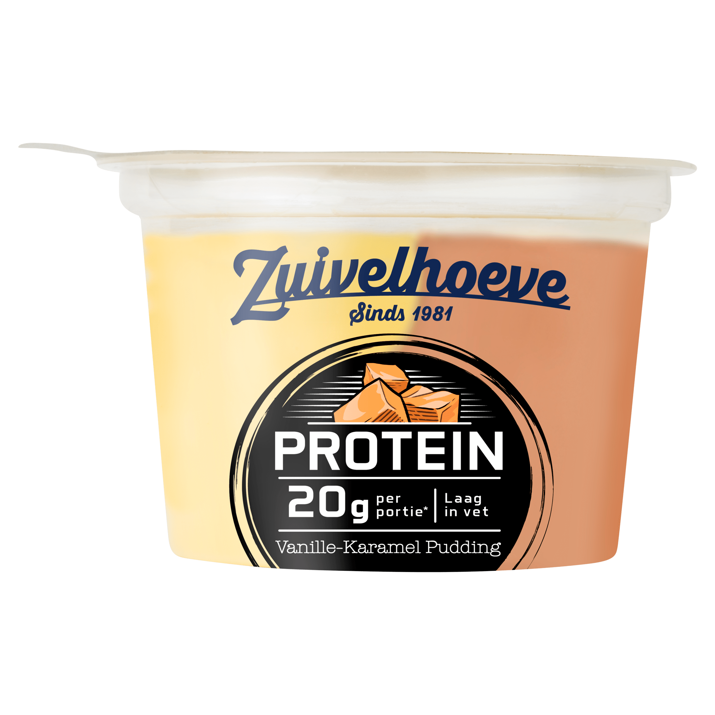 Zuivelhoeve XXLFIT Yoghurt duo karamel Per Kuipje 200 g